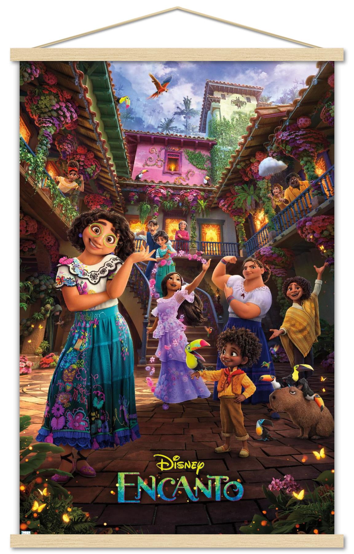 Disney Encanto - Family One Sheet Wall Poster with Magnetic Frame, 22. ...
