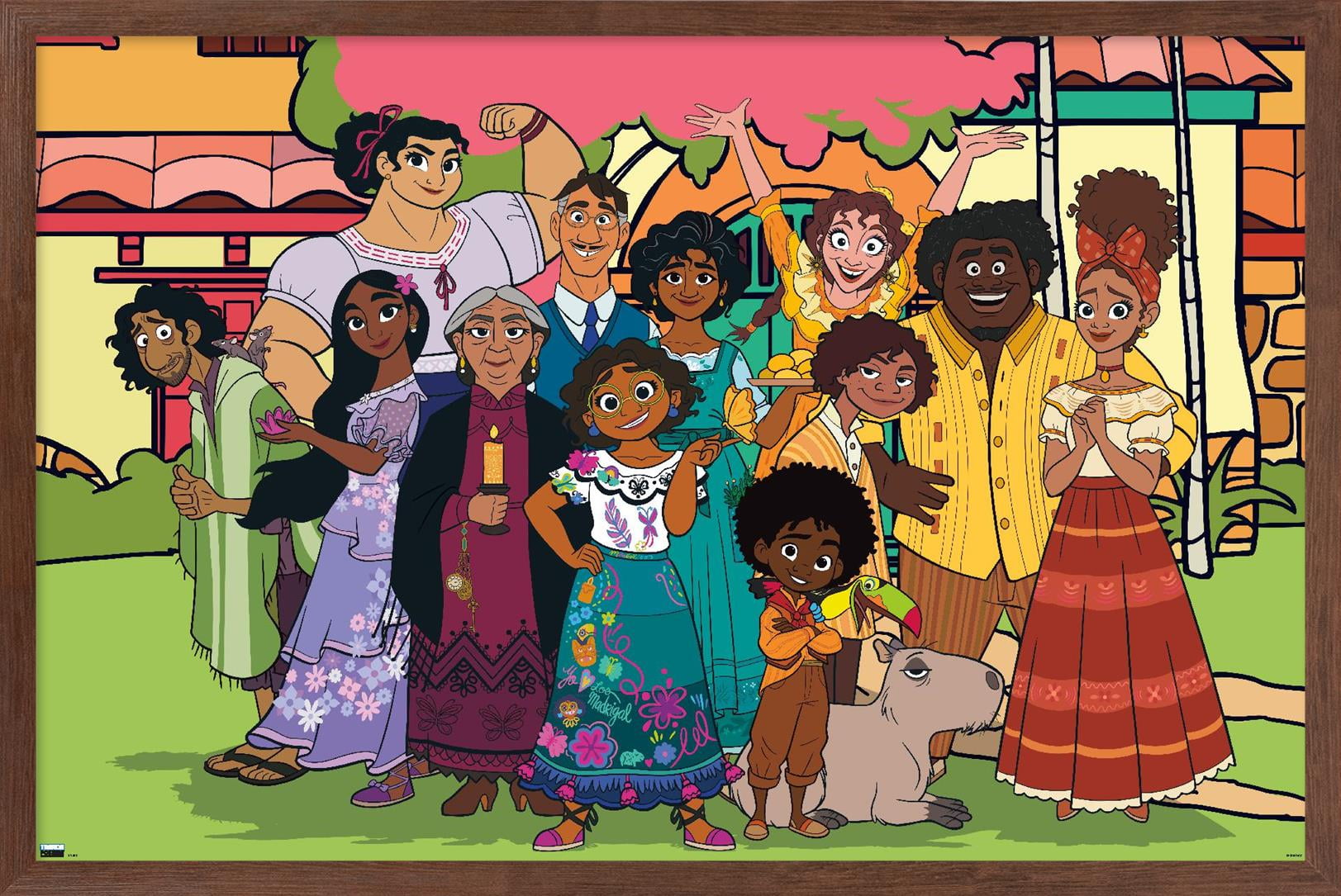 Disney Encanto - Family Wall Poster, 22.375" x 34", Framed - Walmart.com