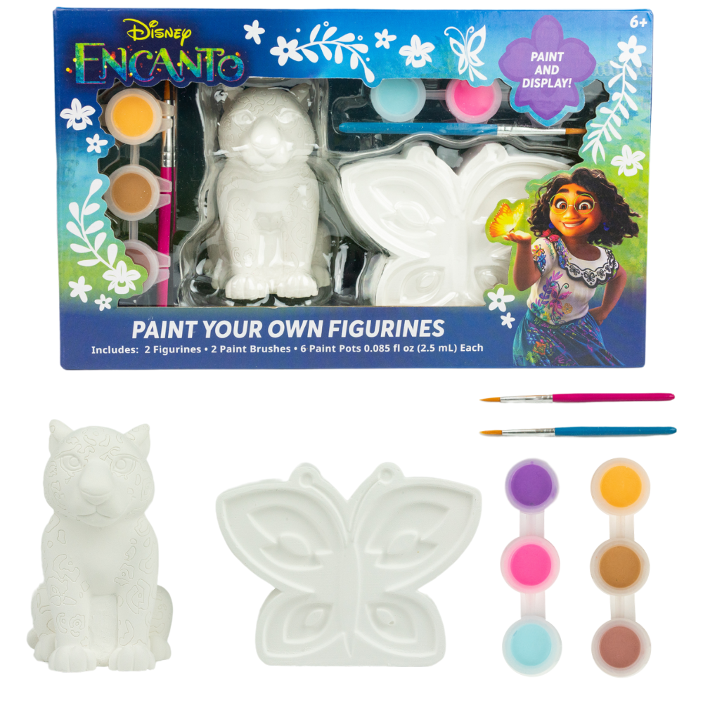 Disney Encanto Figurines DIY Paint Set Arts and Crafts for Kids ...