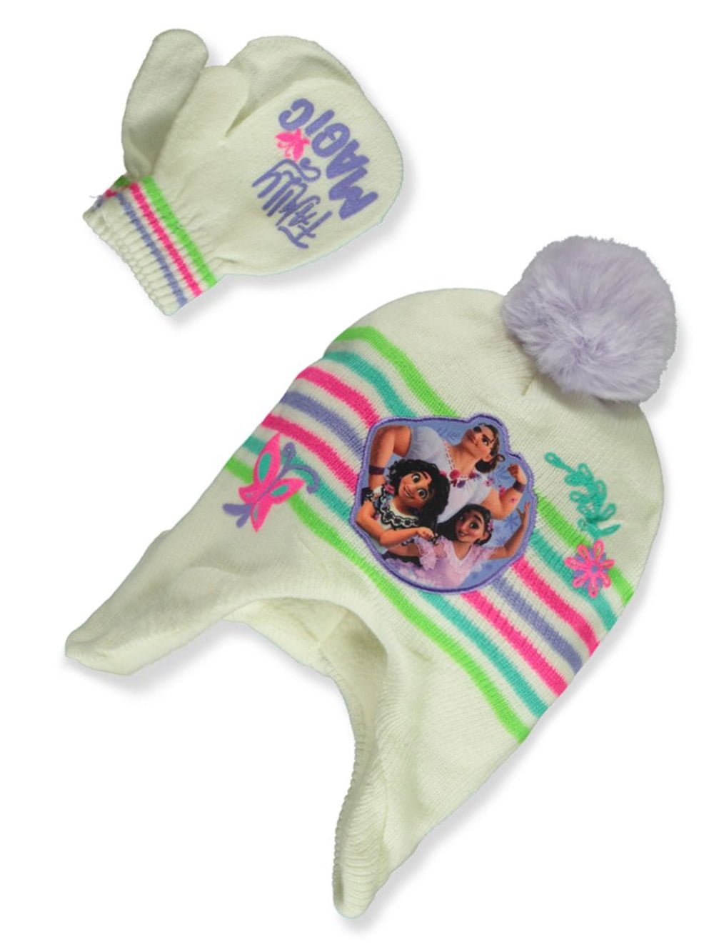 Disney Encanto Girls' 2-Piece Mirabel Butterfly Hat And Gloves Set ...