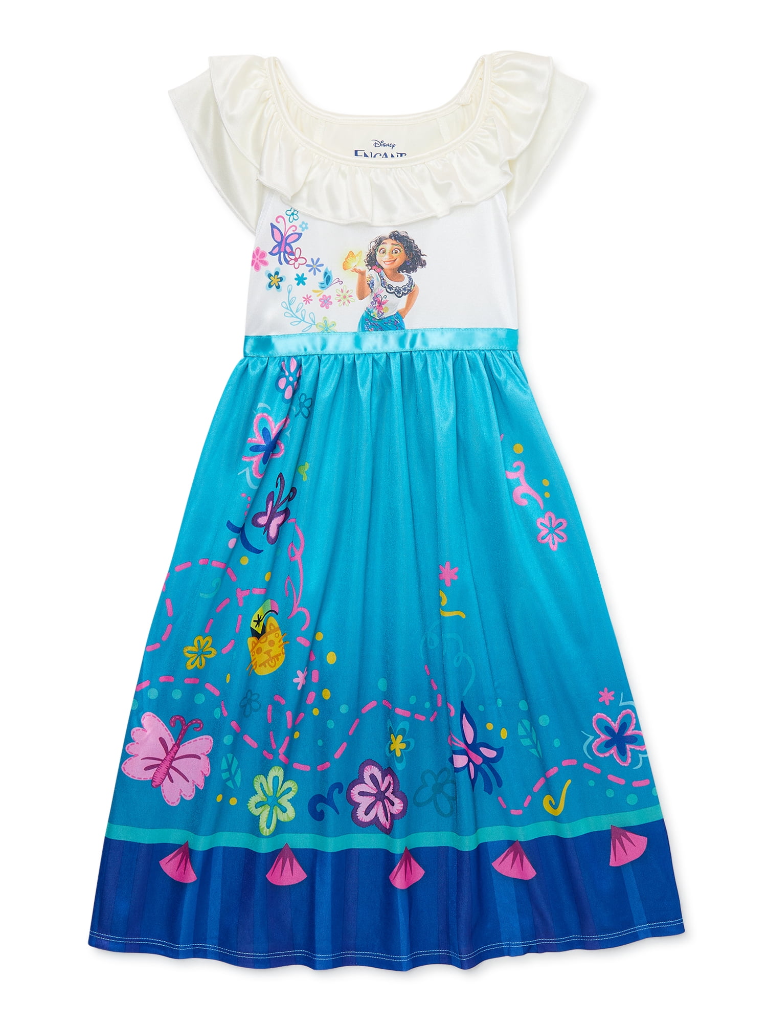 Disney Encanto Girls Mirabel Fantasy Nightgown, Sizes 4-10 - Walmart.com