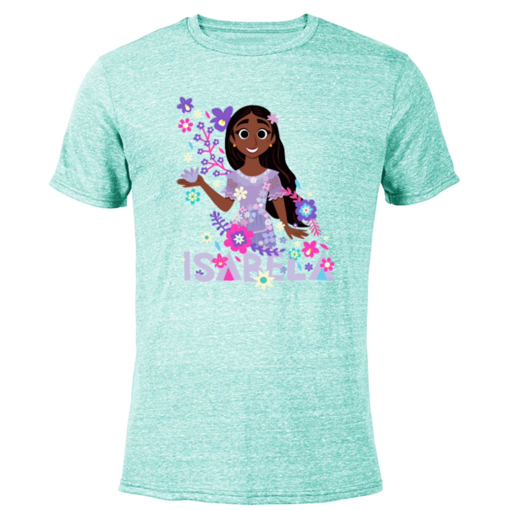 Disney Encanto Isabela Madrigal Flowers - Short Sleeve Blended T-Shirt ...