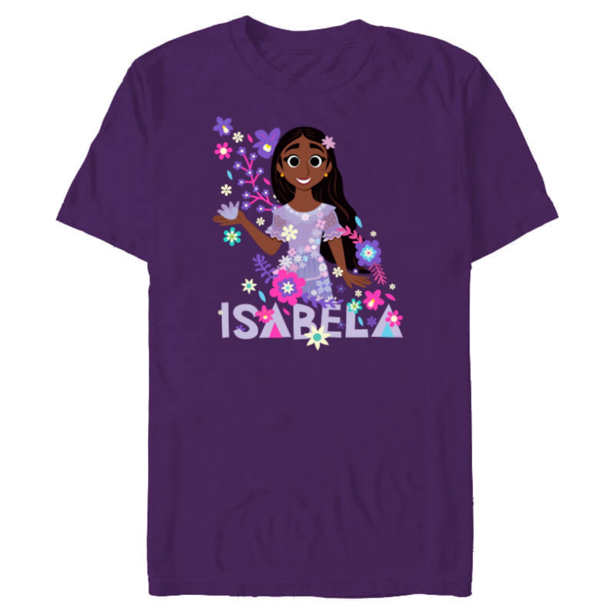 Disney Encanto Isabela Madrigal Flowers - Short Sleeve Blended T-Shirt ...