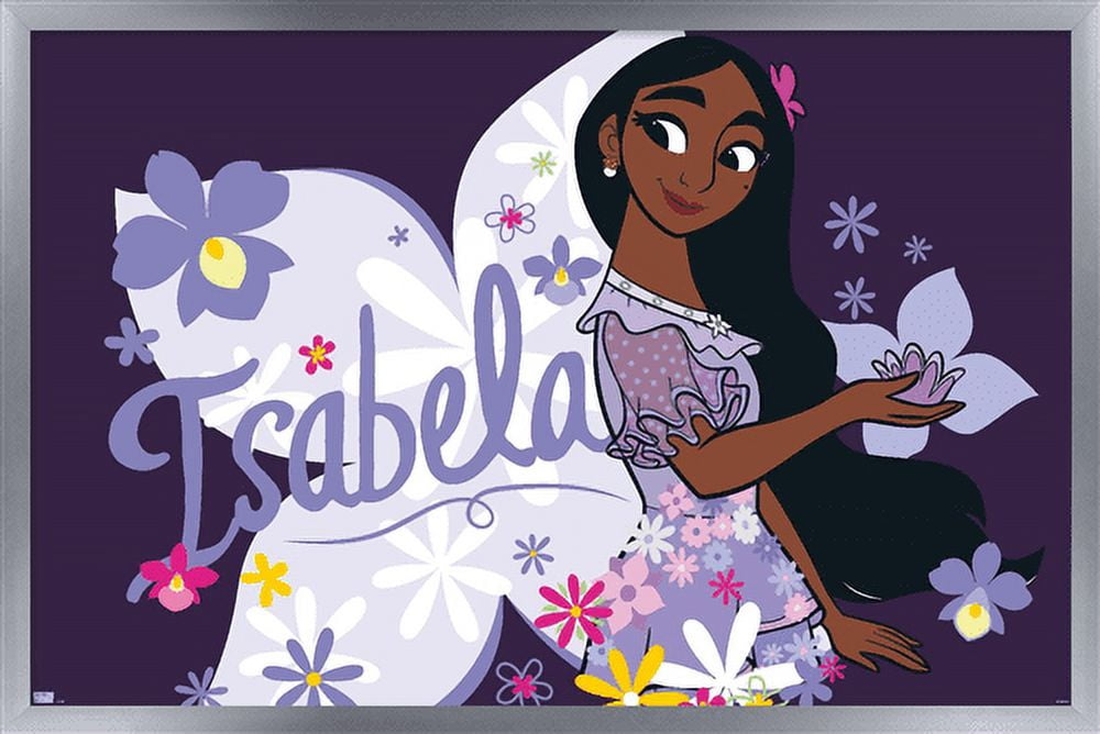 Disney Encanto - Isabela Wall Poster, 22.375" x 34", Framed - Walmart.com