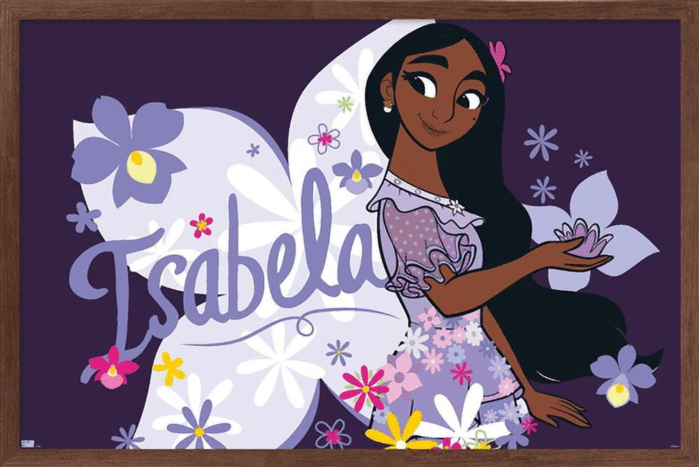 Disney Encanto - Isabela Wall Poster, 22.375" x 34", Framed - Walmart.com