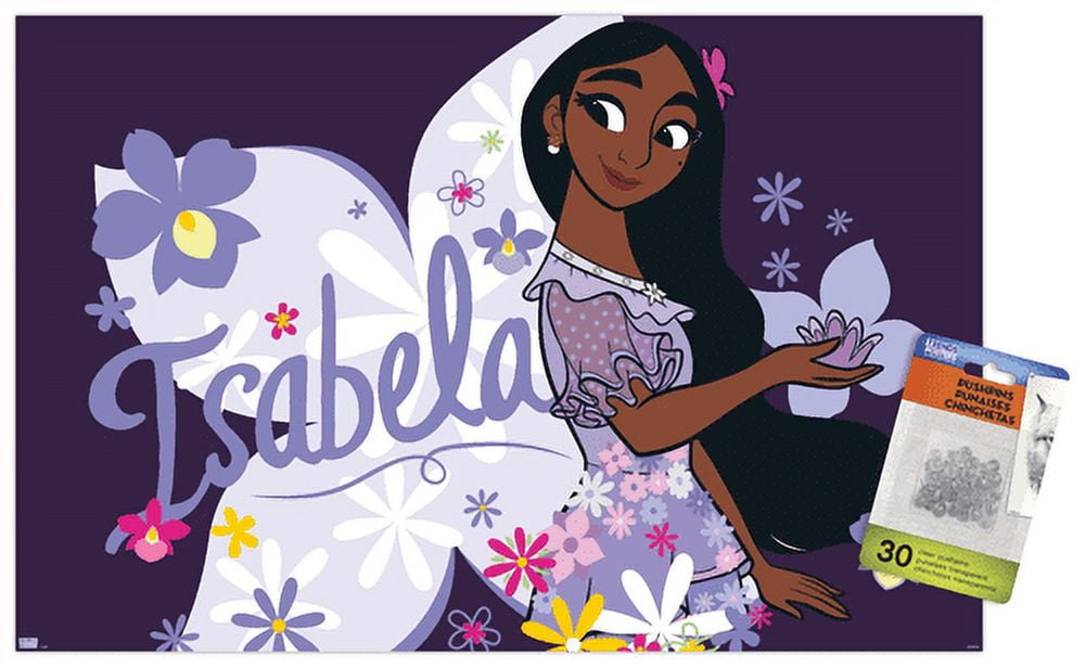 Disney Encanto - Isabela Wall Poster with Pushpins, 14.725" x 22.375 ...