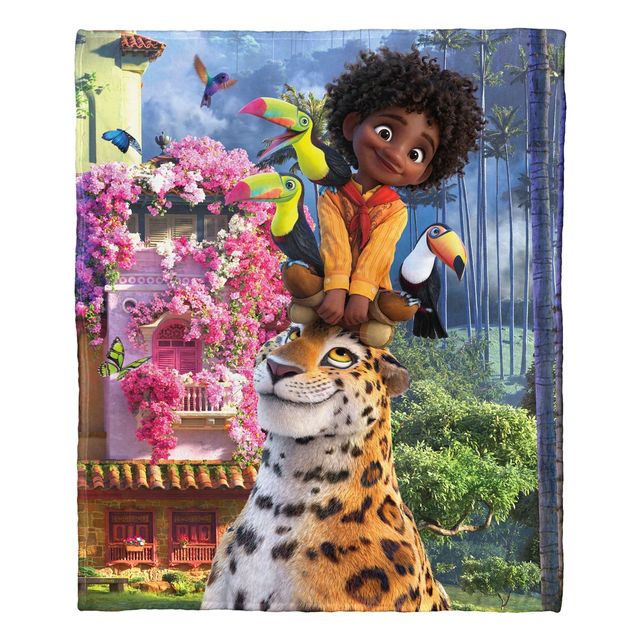 Disney Encanto Jungle Meetup Kids Silk Touch Throw Blanket - Walmart.com