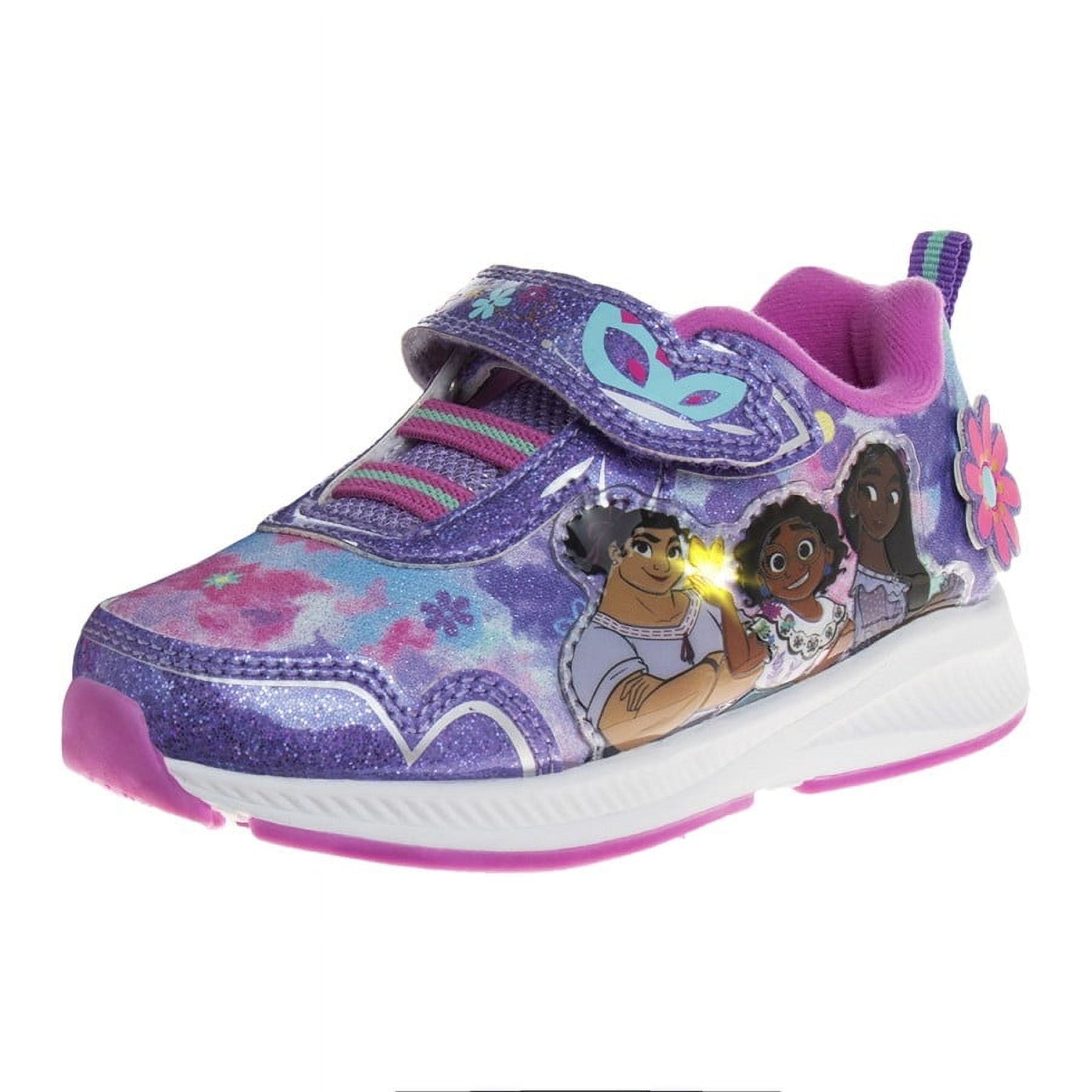 Disney Encanto Light Up Girls' Sneakers. (Toddler/Little Kids) - Purple ...