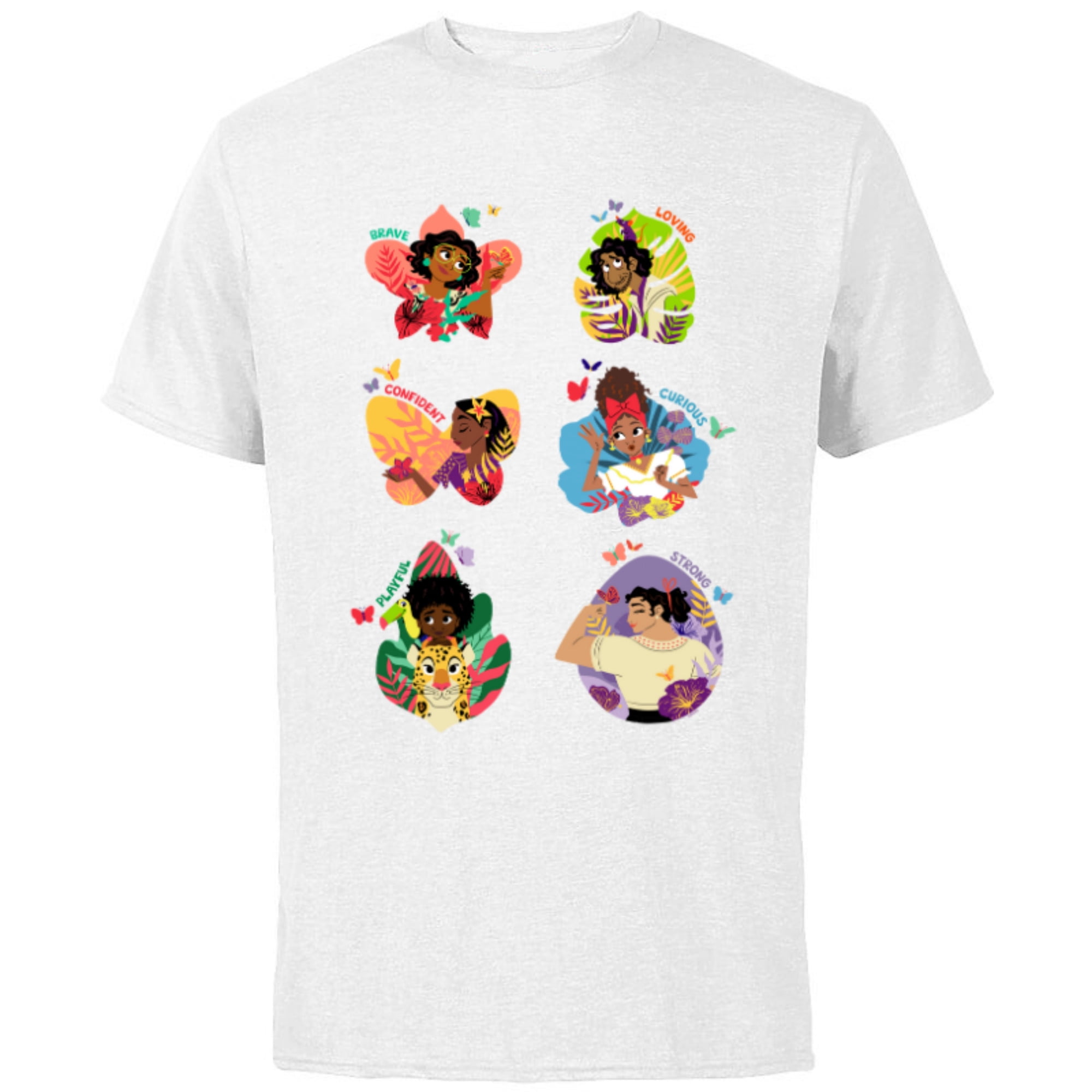 Disney Encanto Madrigal Family Personalities - Short Sleeve Cotton T ...