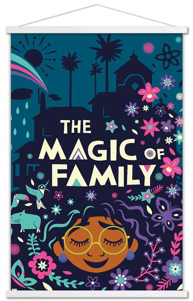Disney Encanto - Magic Wall Poster with Wooden Magnetic Frame, 22.375 ...