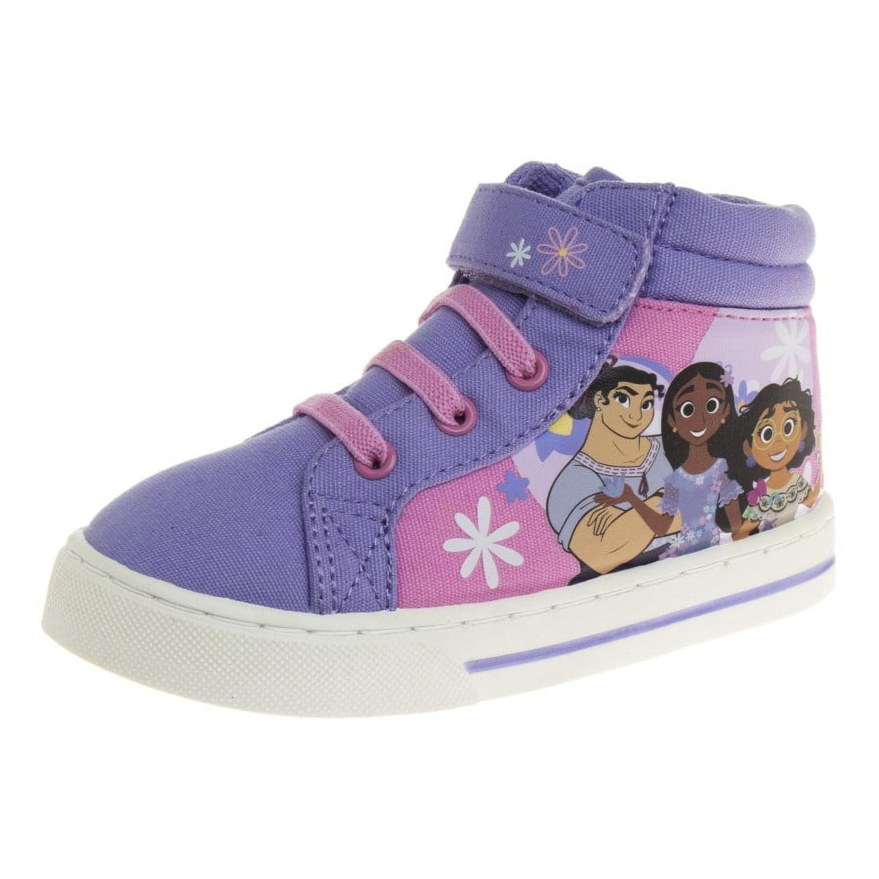 Disney Encanto Mirabel Girls High Top Hook & Loop Casual Sneakers ...