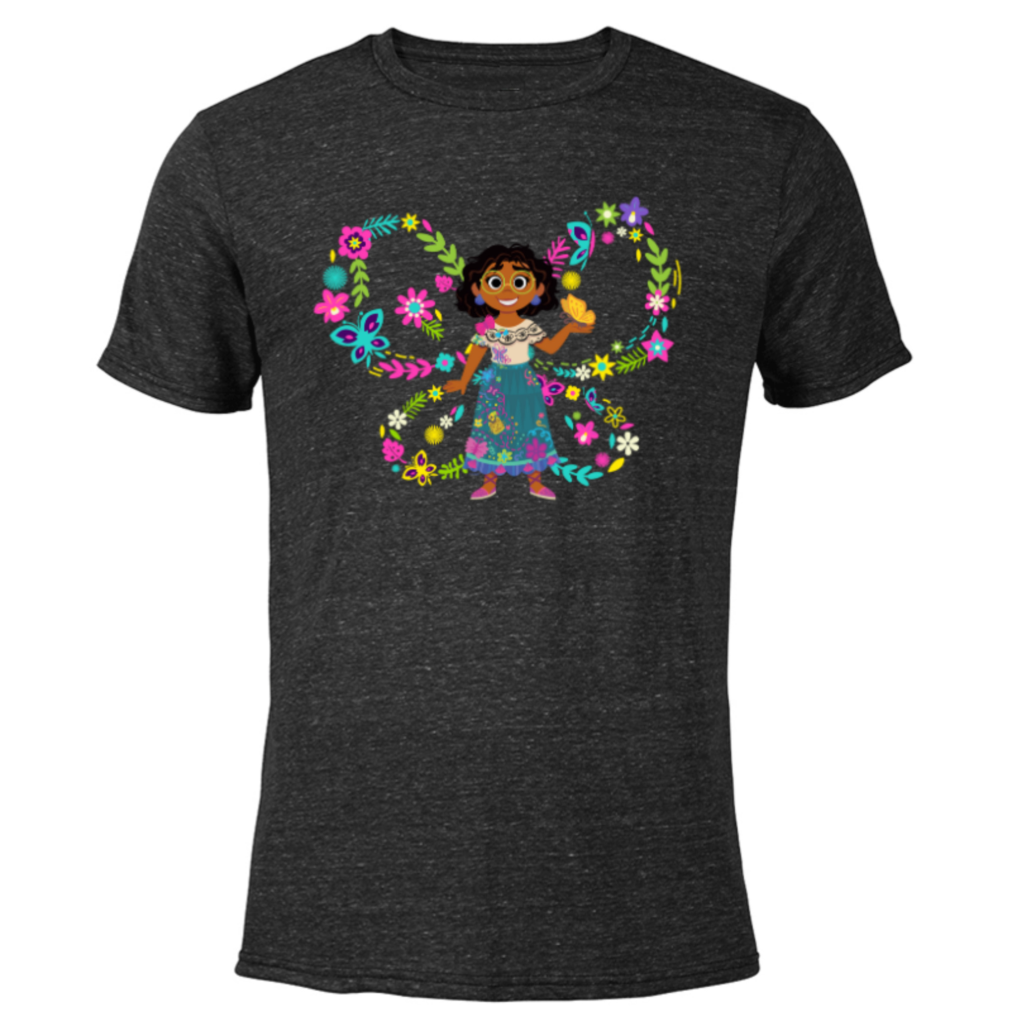 Disney Encanto Mirabel Madrigal Big Butterfly - Short Sleeve Blended T ...