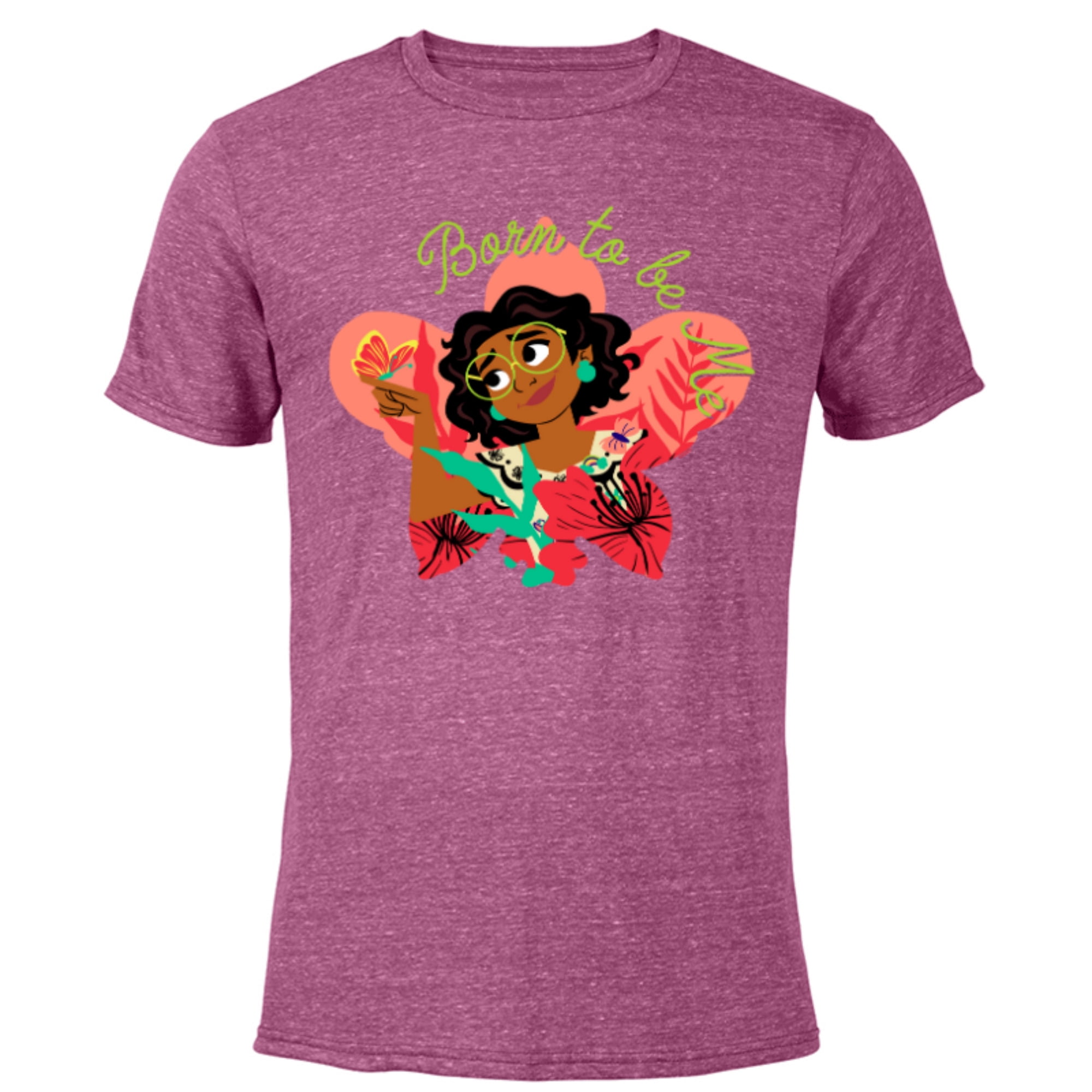 Disney Encanto Mirabel Madrigal Born To Be Me - Short Sleeve Blended T ...