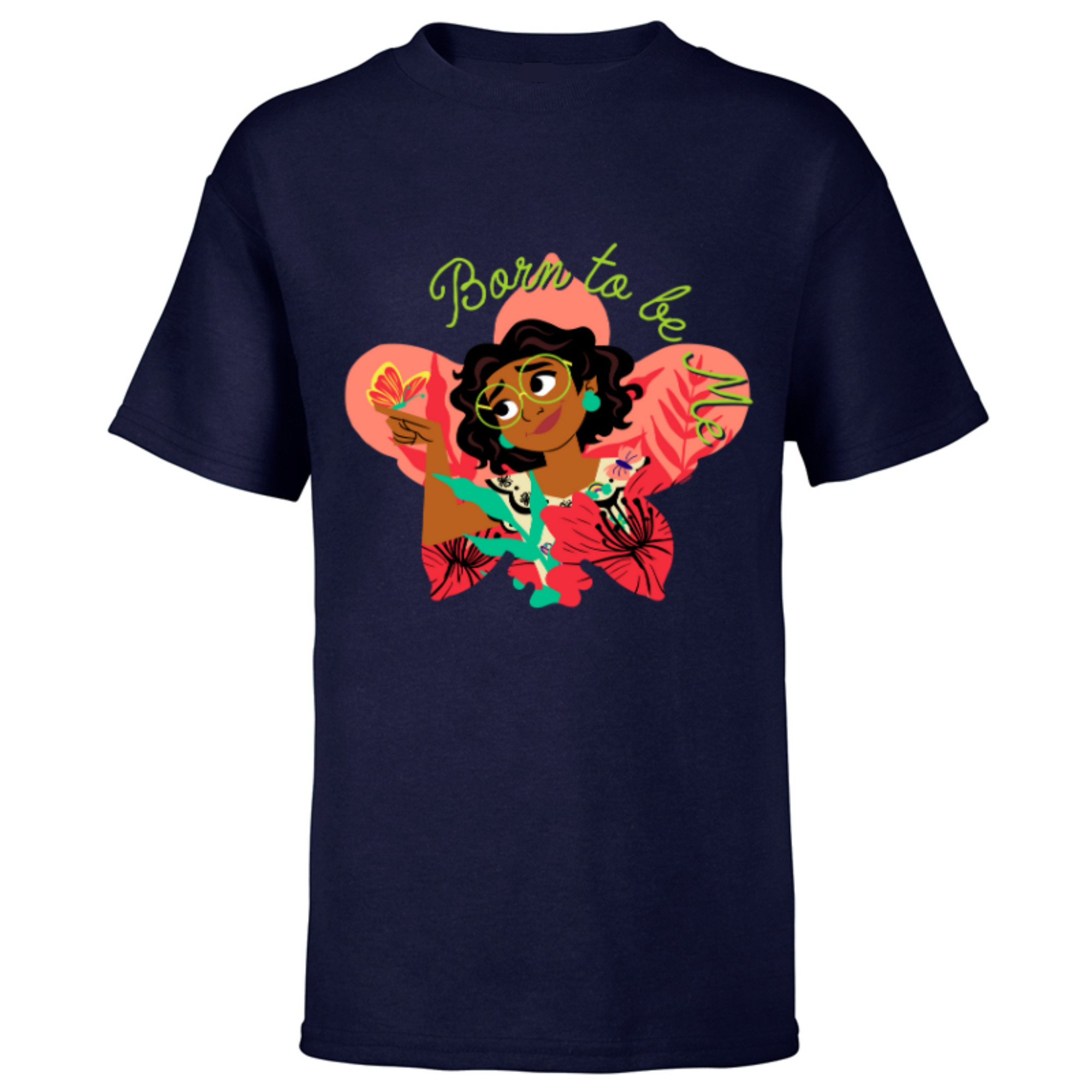 Disney Encanto Mirabel Madrigal Born To Be Me - Short Sleeve T-Shirt ...