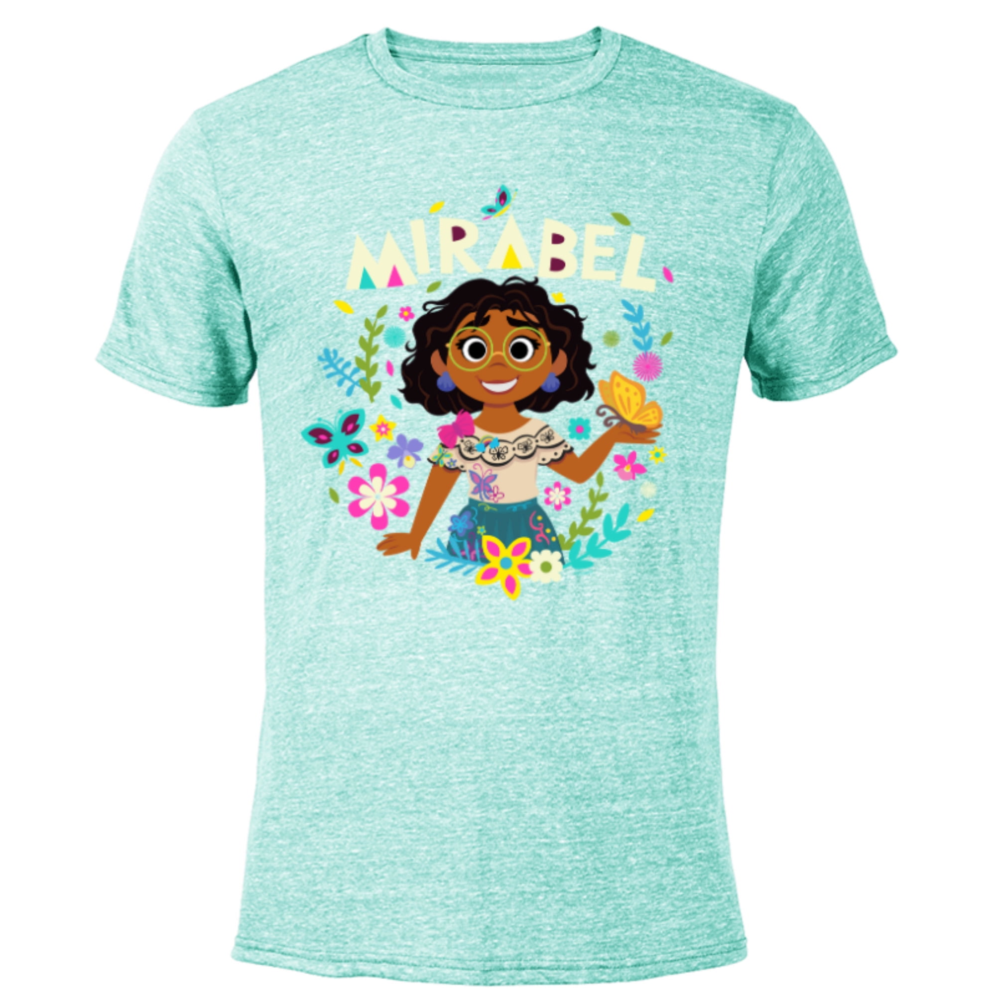 Disney Encanto Mirabel Madrigal Floral - Short Sleeve Blended T-Shirt ...