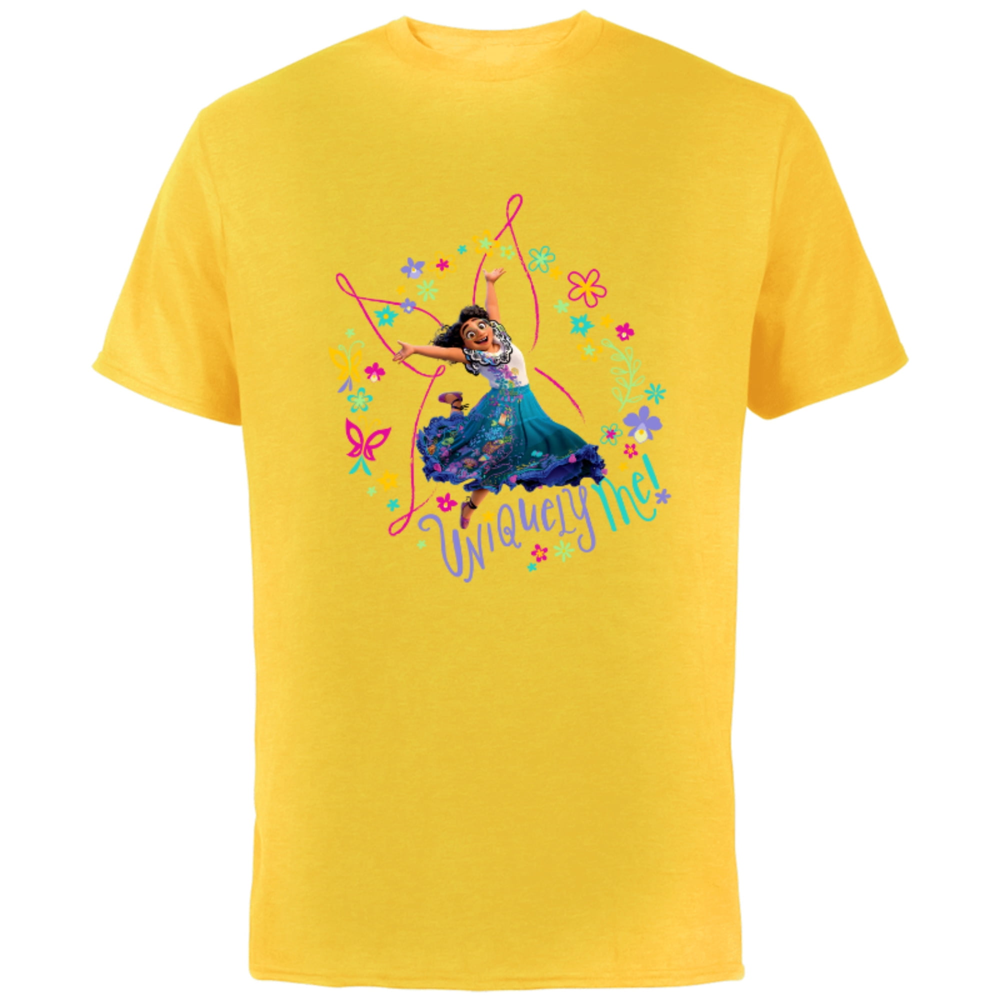 Disney Encanto Mirabel Uniquely Me Pink Butterfly - Short Sleeve Cotton ...