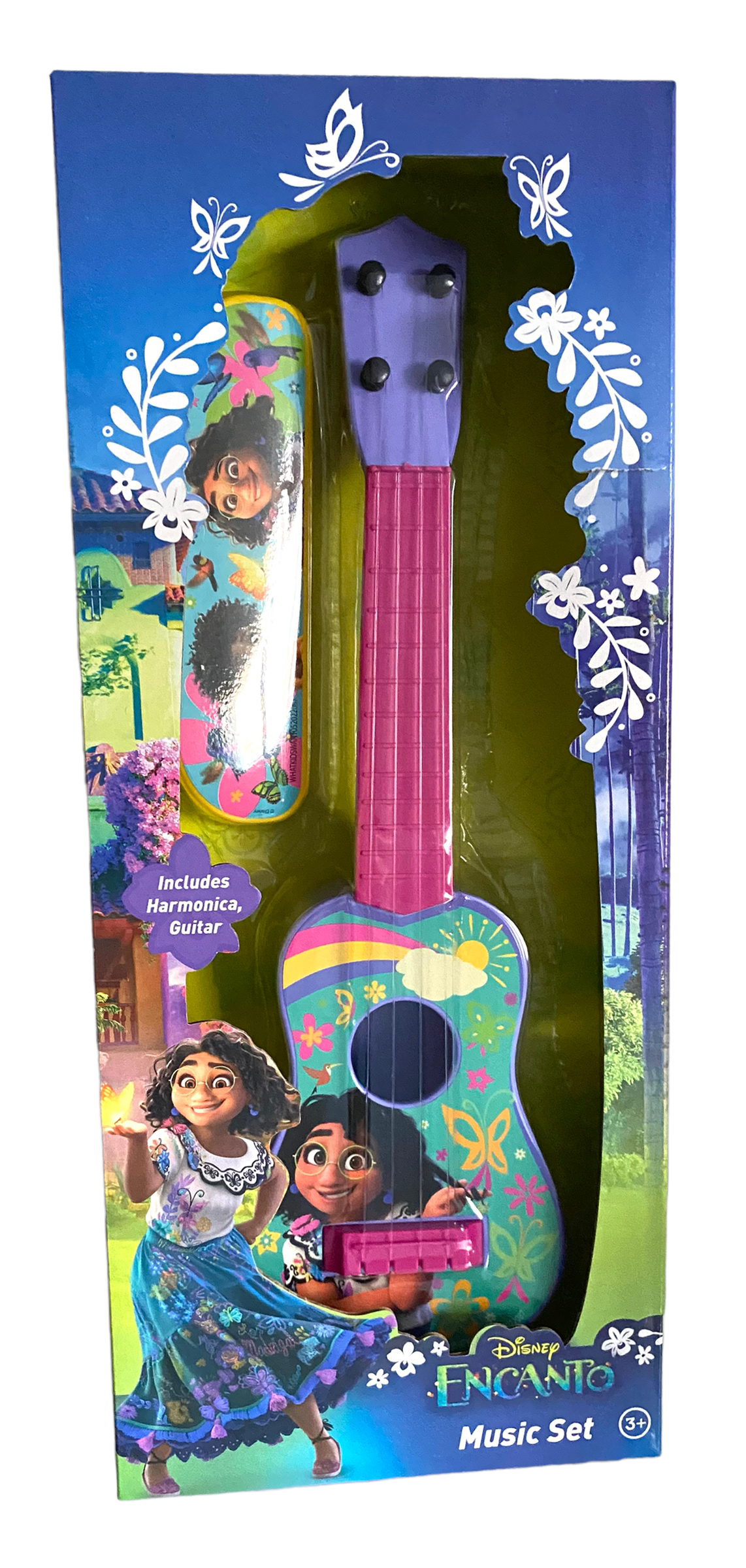 Disney Encanto Kids Music Set: Guitar & Harmonica Toy for ages 3 ...