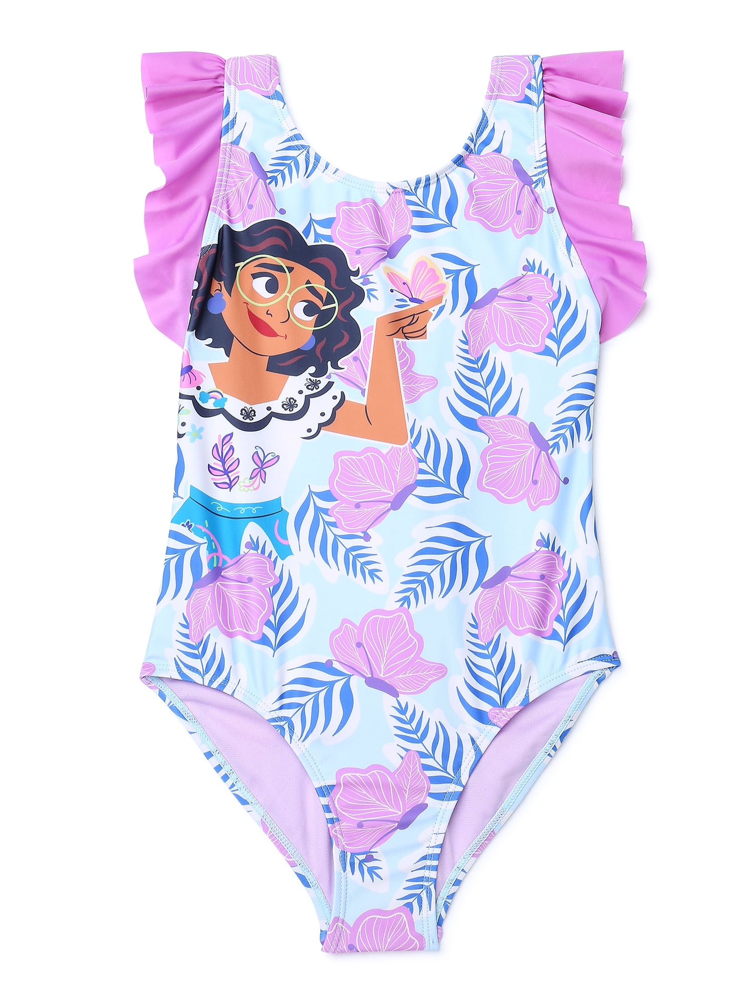 Disney Encanto One Piece Swimsuit (Girls) Sizes 4/5 - 10/12 - Walmart.com