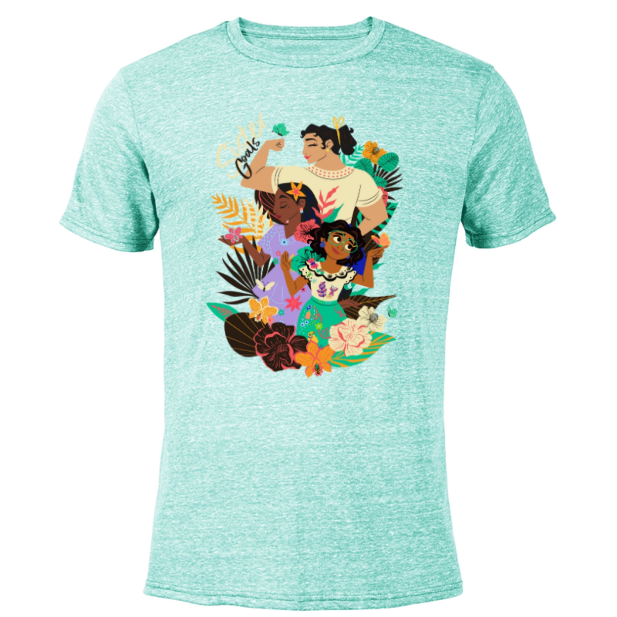Disney Encanto Sister Goals Mirabel Luisa Isabela Floral - Short Sleeve ...