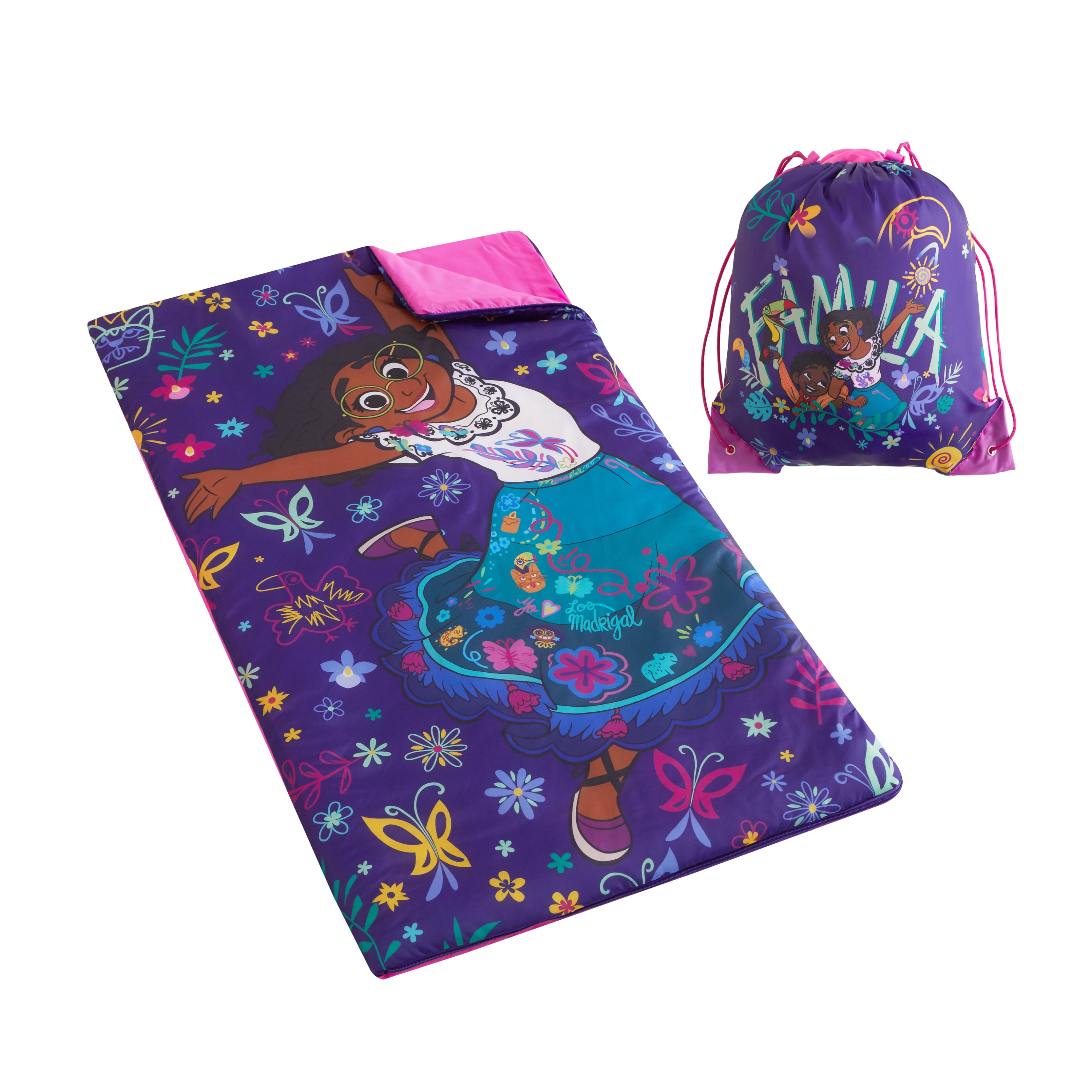 Disney Encanto Kids' Sling Bag Slumber Set (Sleeping Bag & Pillow ...
