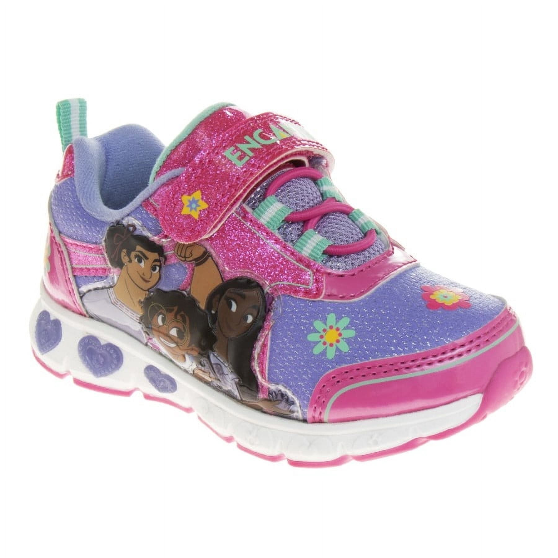 Disney Encanto Toddler Girls' Light Up Sneakers - Pink Purple, Size: 11 ...