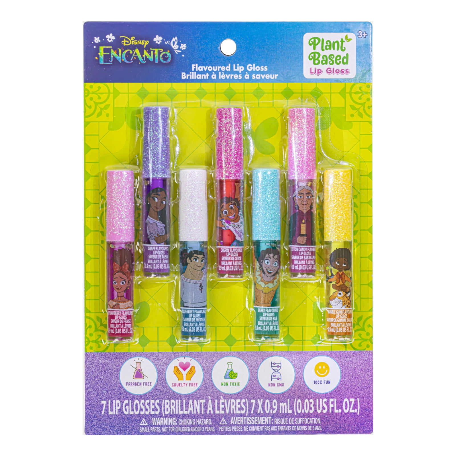 Disney Encanto -Townley Girl Super Sparkly Plant Base Lip Gloss, 7 ...