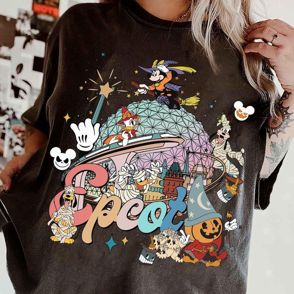 Disney Epcot Costume Party Shirt, Mickey And Friends Shirt, Costume Party Pumpkin Shirt, Disney ...