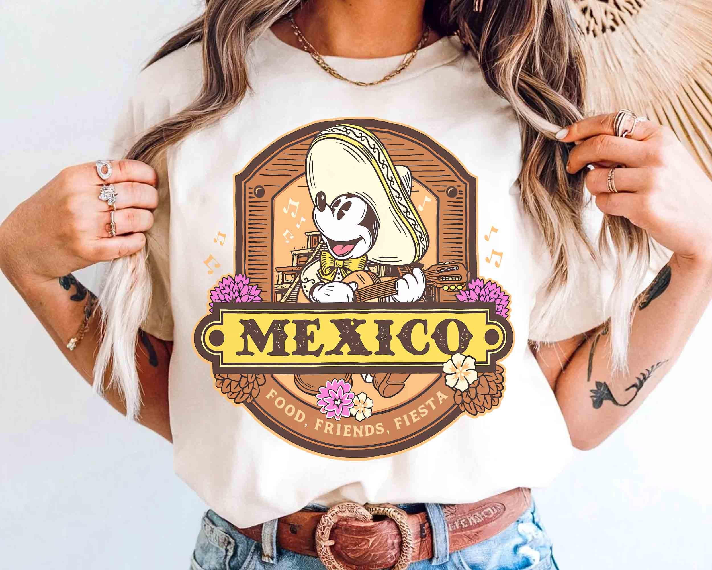 Disney Epcot Mexico Pavilion Shirt, World Showcase Mickey Mariachi ...