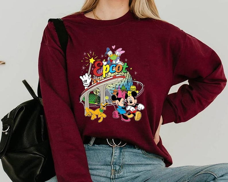 Disney Epcot Mickey Minne & Donald Daisy Couple Shirt, , Disney Family ...