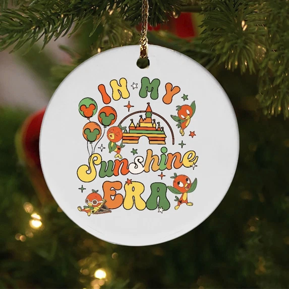 Disney Epcot Sunshine Era Ornament Bird In My Sunshine Ceramic Ornament ...