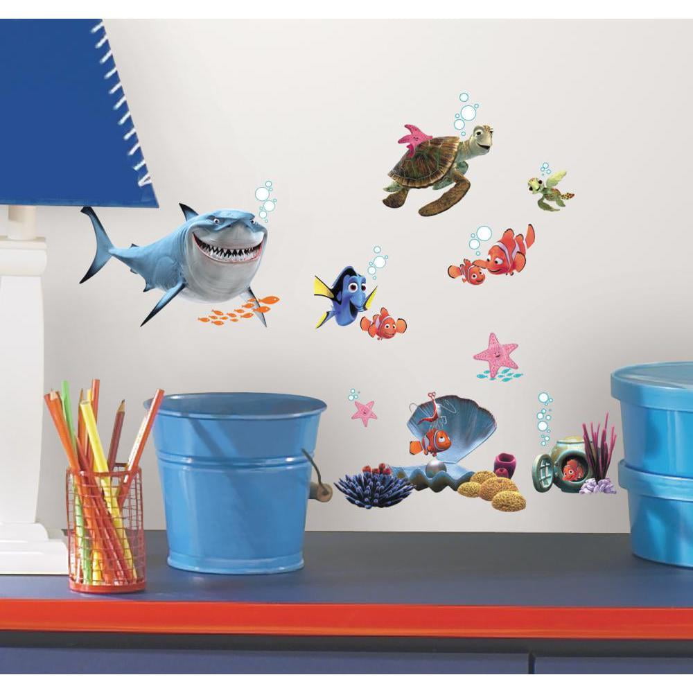 Disney Finding Nemo & Dory Decorations - 44 Wall Decals for Kids ...