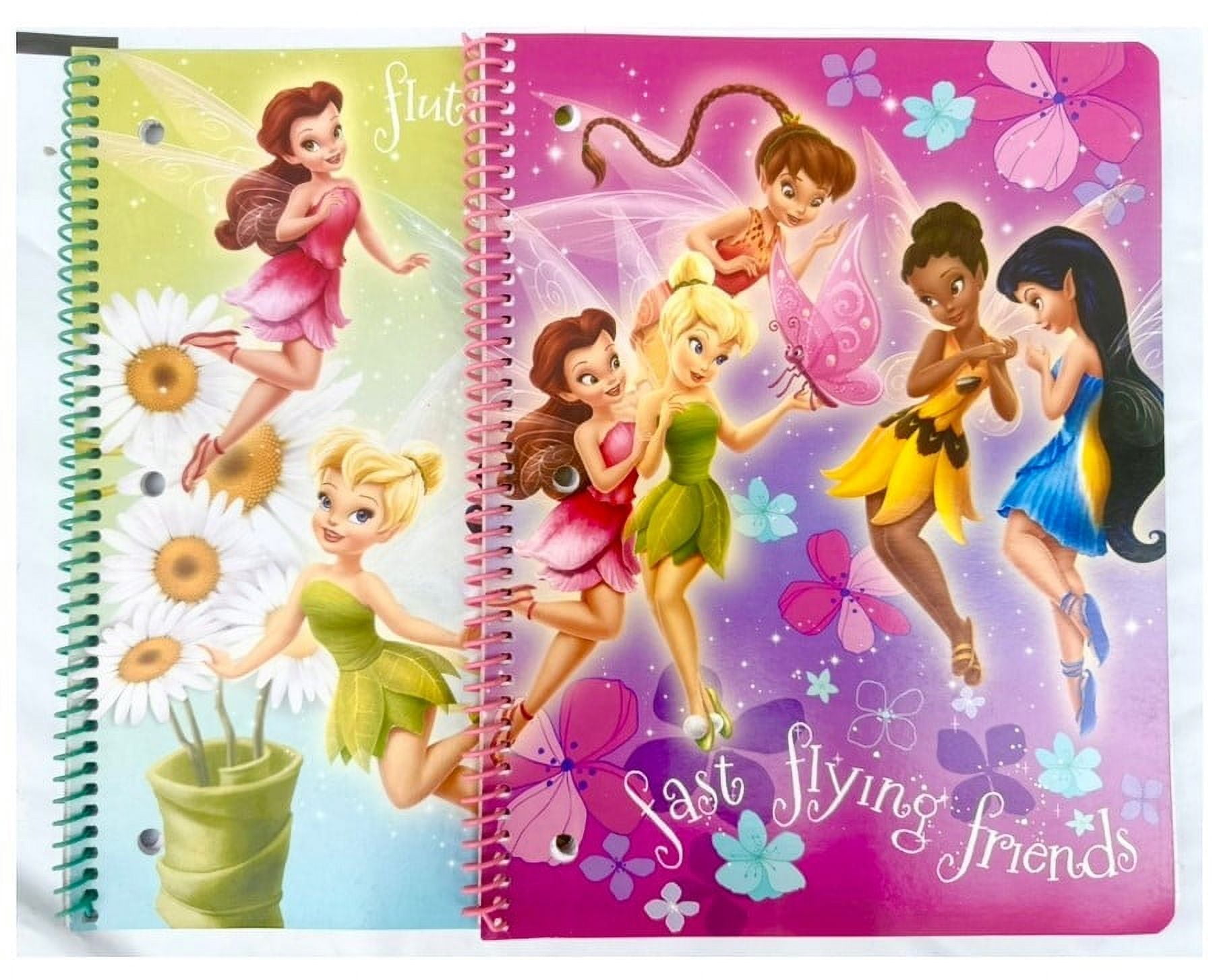 Disney Fairies Set 2 pack Spiral Notebooks (assorted design) - Walmart.com