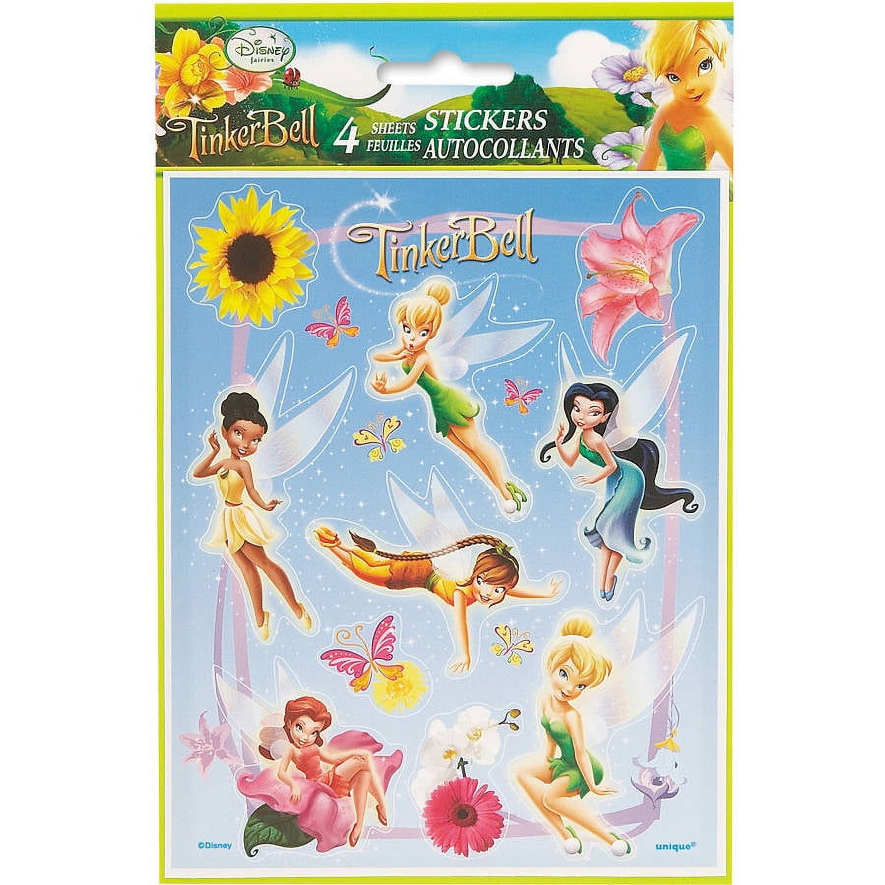 Disney Fairies Sticker Sheets, 4-Count - Walmart.com
