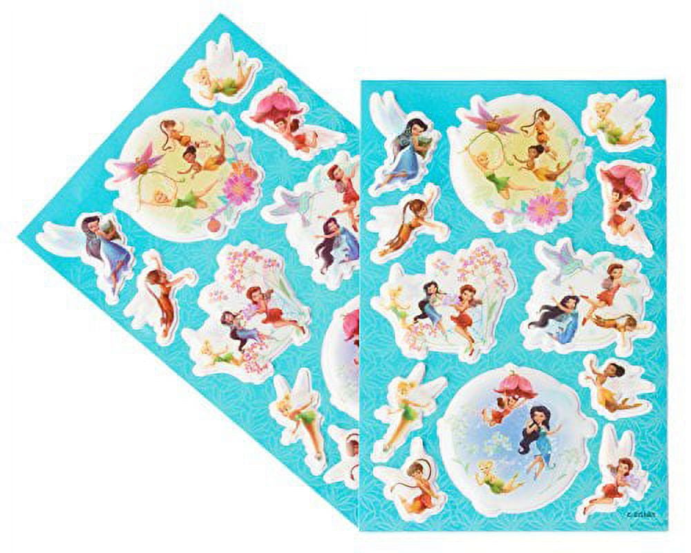 Disney Fairies Sticker Sheets, Puffy, 2 Count, Party Supplies - Walmart.com