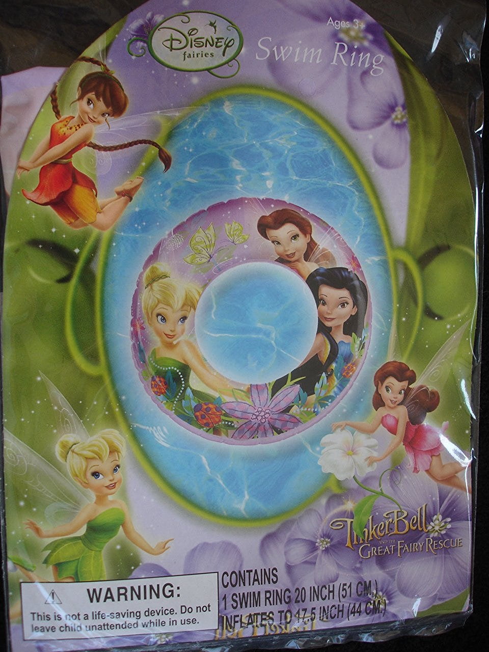 Disney Fairies Swim Ring - TinkerBell Swim Tube - Walmart.com