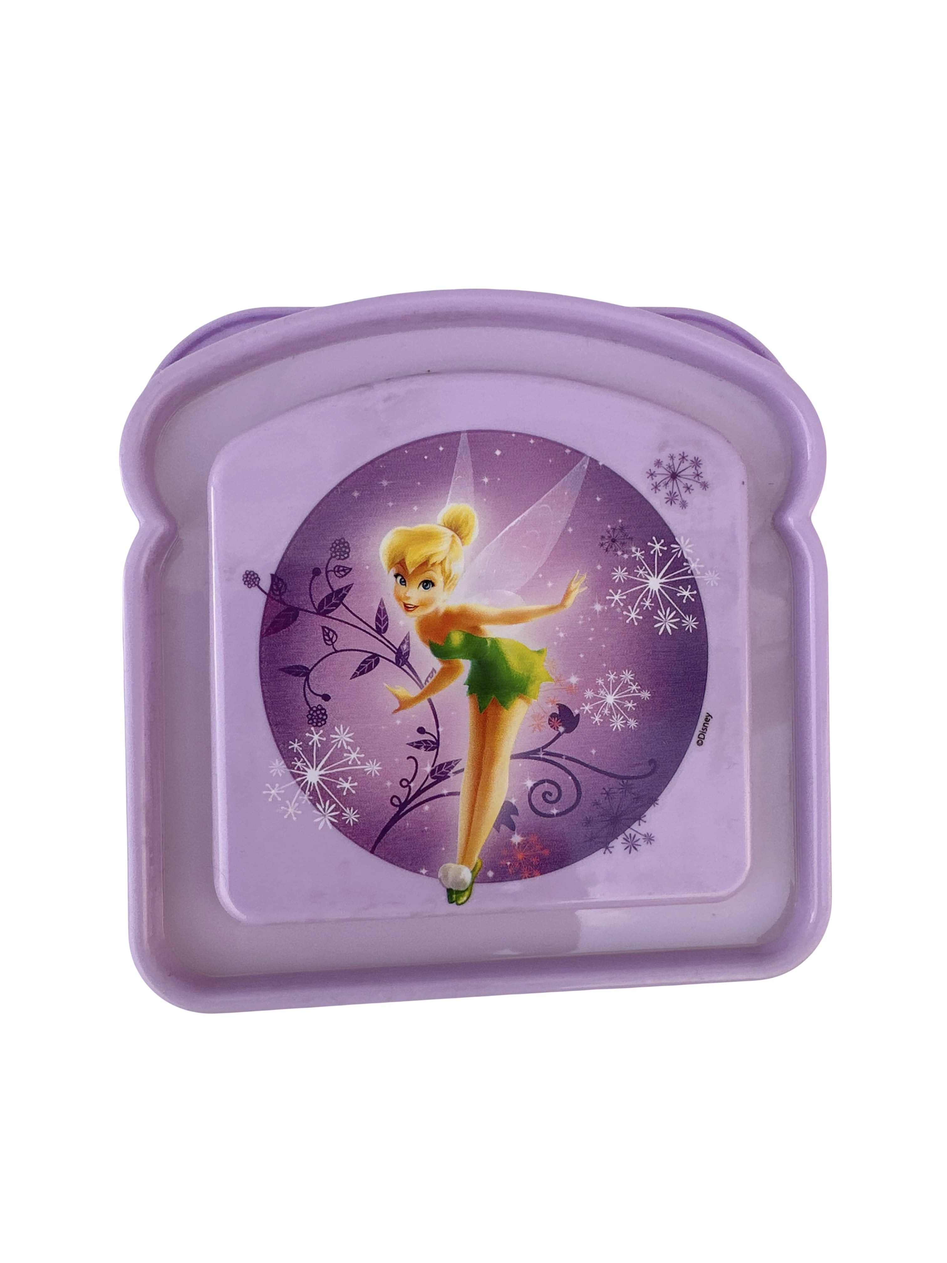 Disney Fairies Tinker Bell Snack Container Sandwich Box - Walmart.com