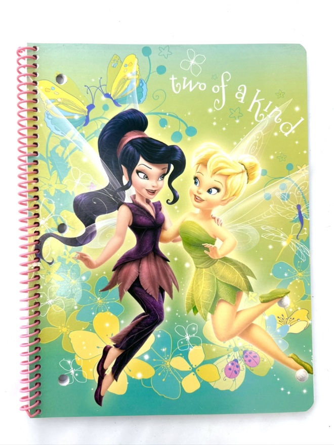 Disney Fairies Tinker Bell spiral Notebooks ( Green) - Walmart.com