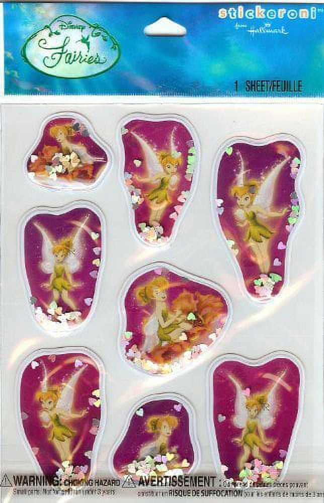 Disney Fairies Tinkerbell Dimensional Bubble Scrapbook Stickers ...