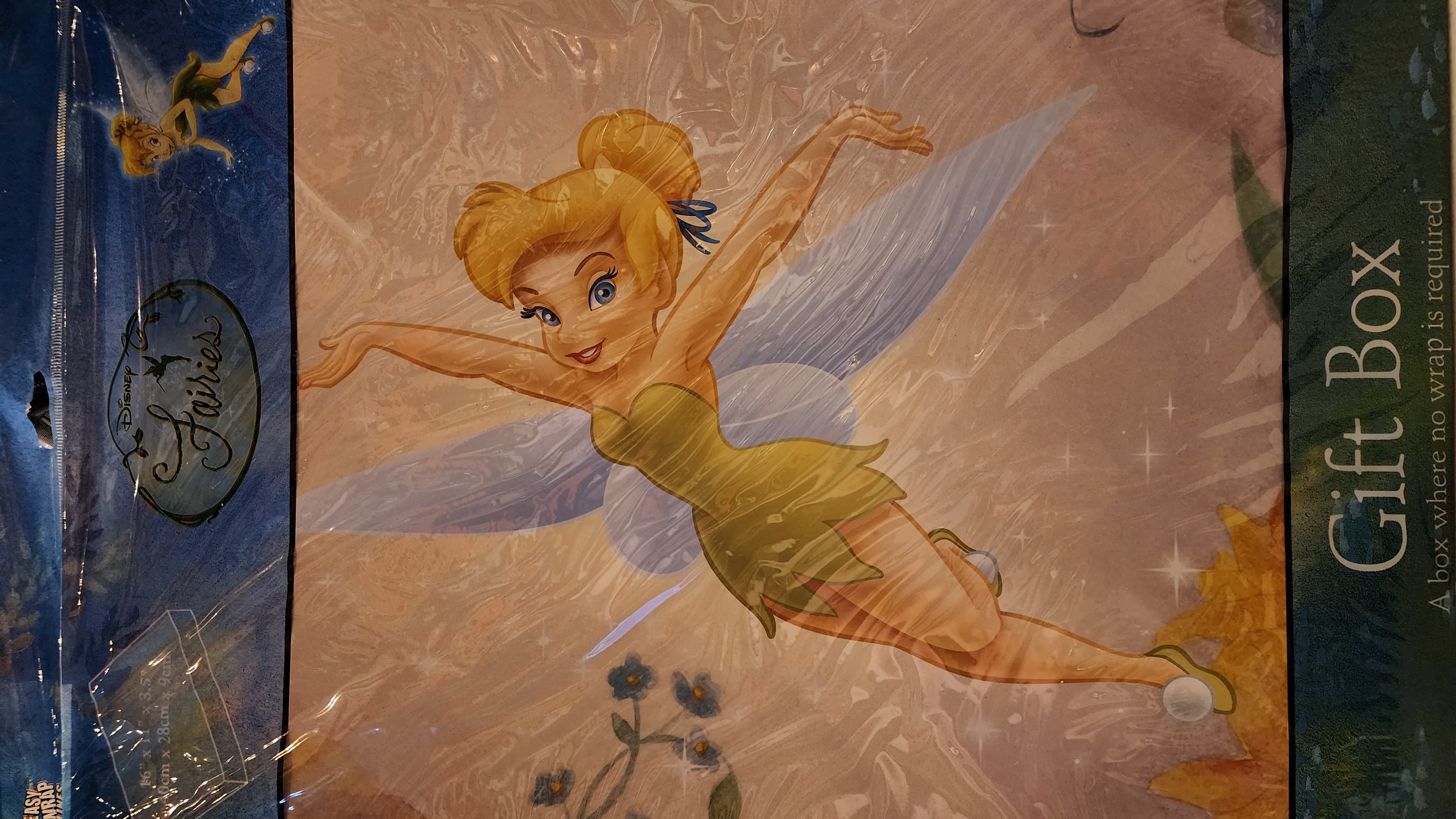 Disney Fairies; Tinkerbell Gift Box by Easy Wrap Lines #58923Z - Walmart.com