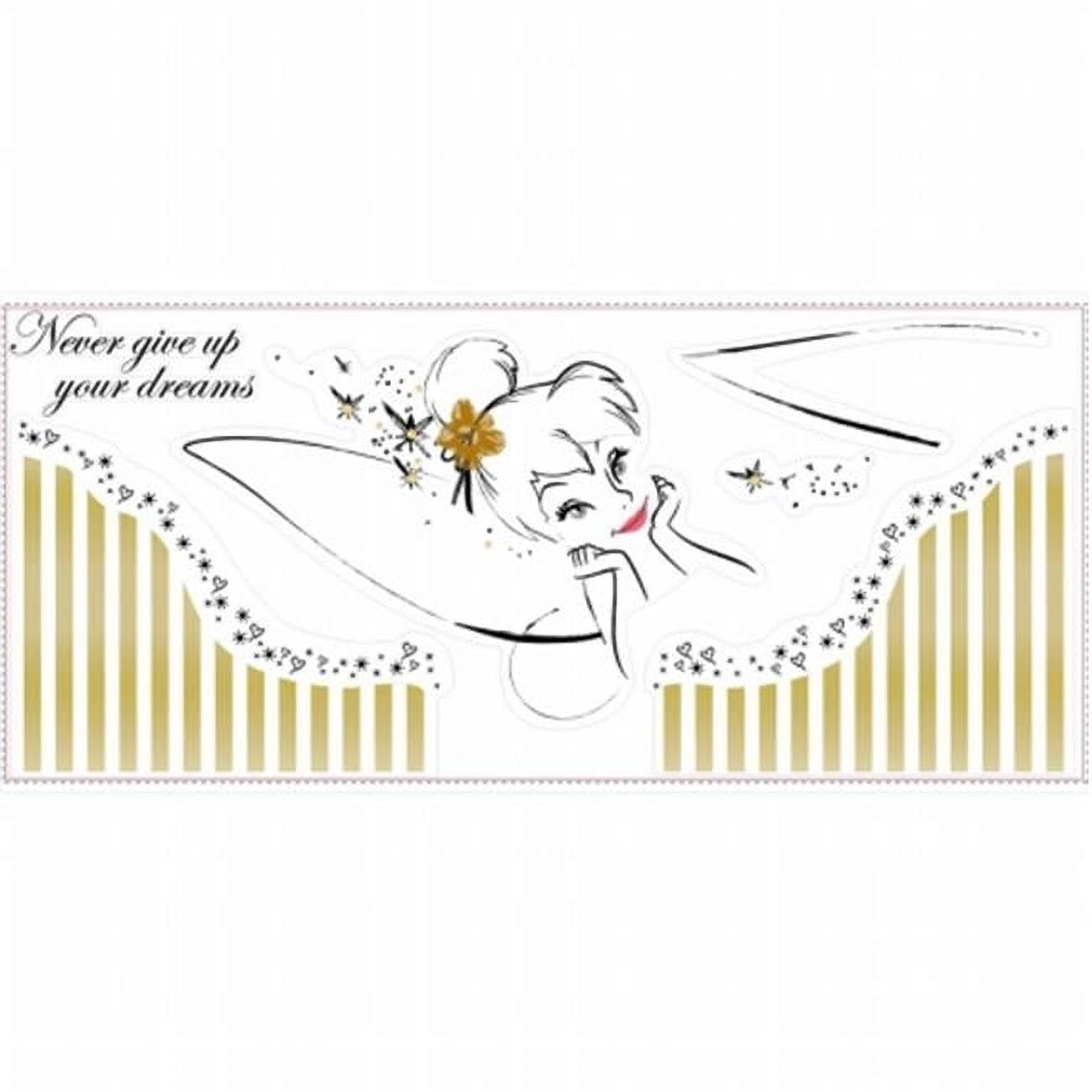 Disney Fairies - Tinkerbell Headboard Peel & Stick Giant Wall Decal ...