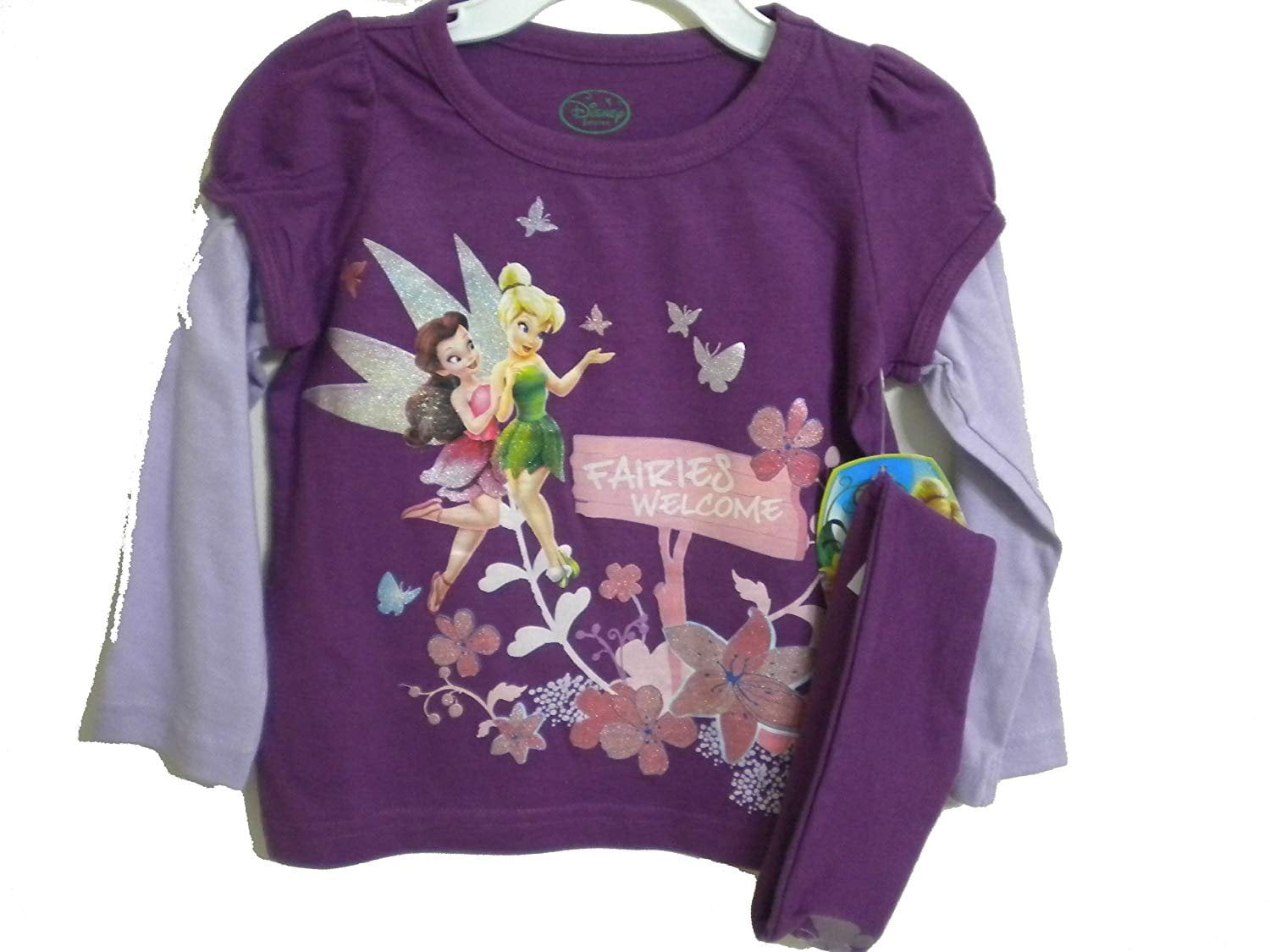 Disney Fairies Toddler 2pc Shirt with Headband Size 3T ''Fairies ...