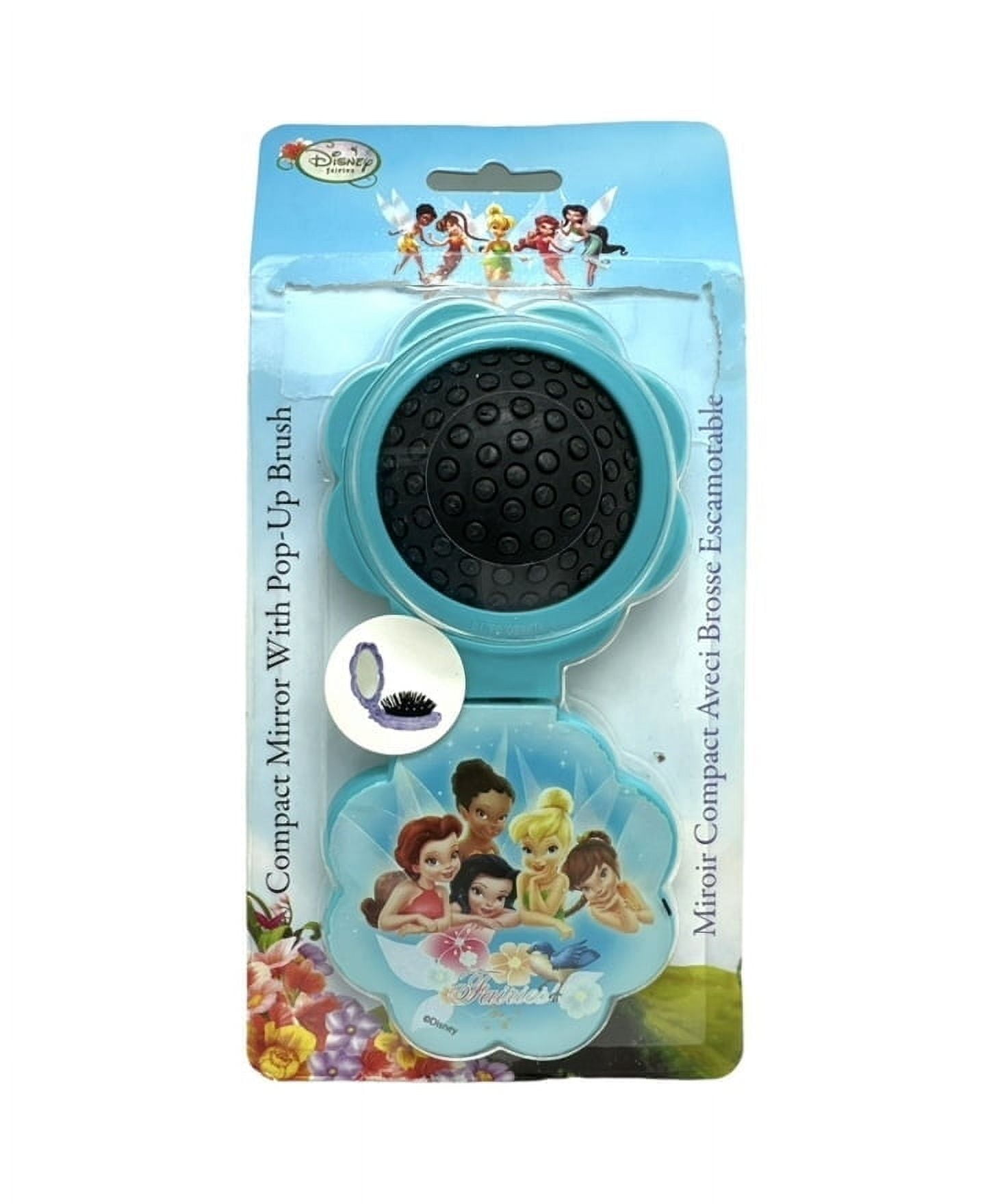 Disney Fairy Tinker Bell Compact Mirror with pop-up brush - Walmart.com