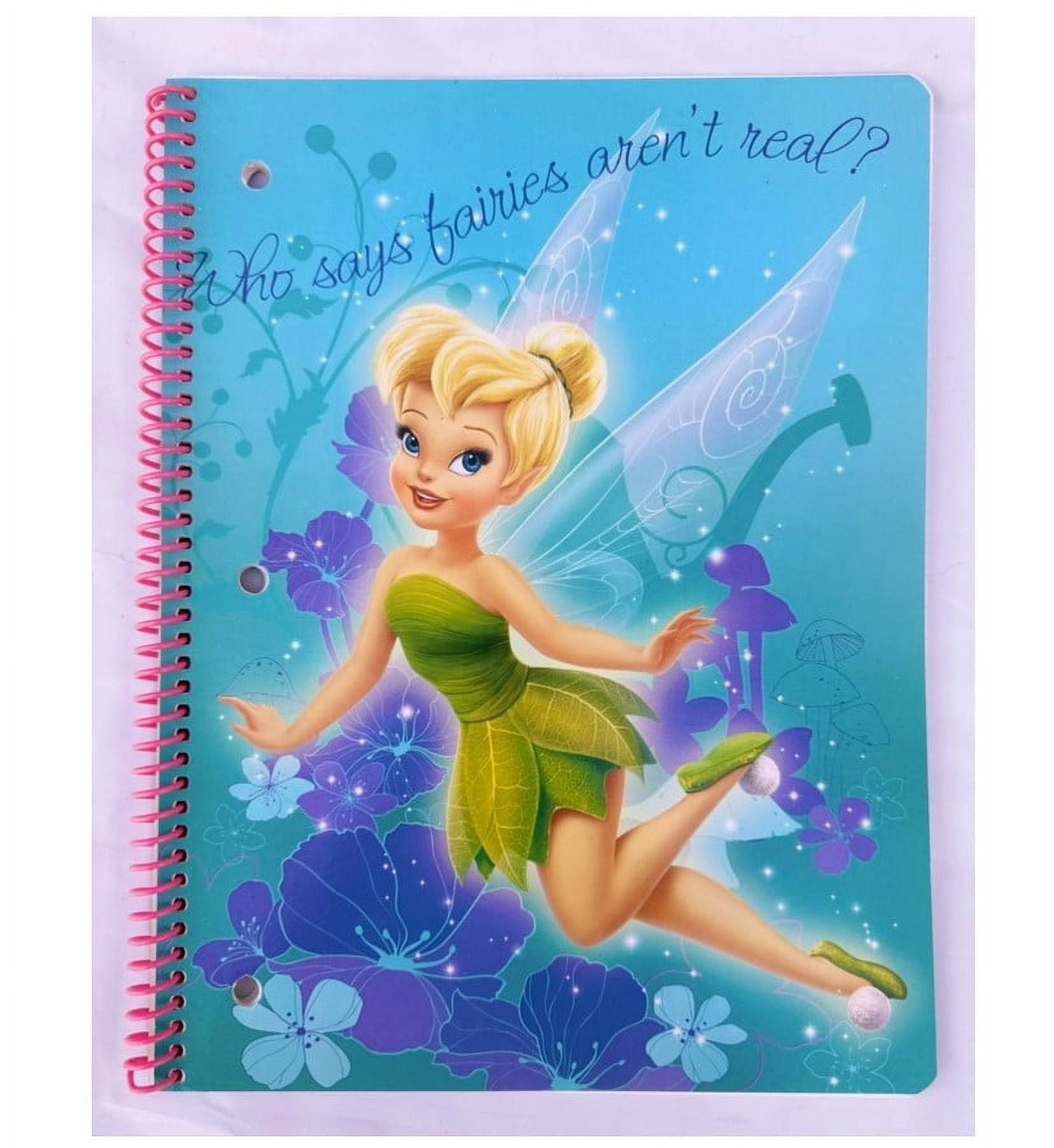 Disney Fairy Tinker Bell Spiral Notebook: who says fairies aren't real ...