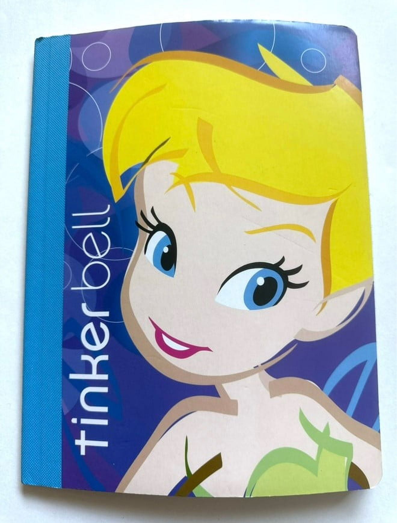 Disney Fairy Tinker Bell notebook (wide ruled, 80 sheets) - Walmart.com