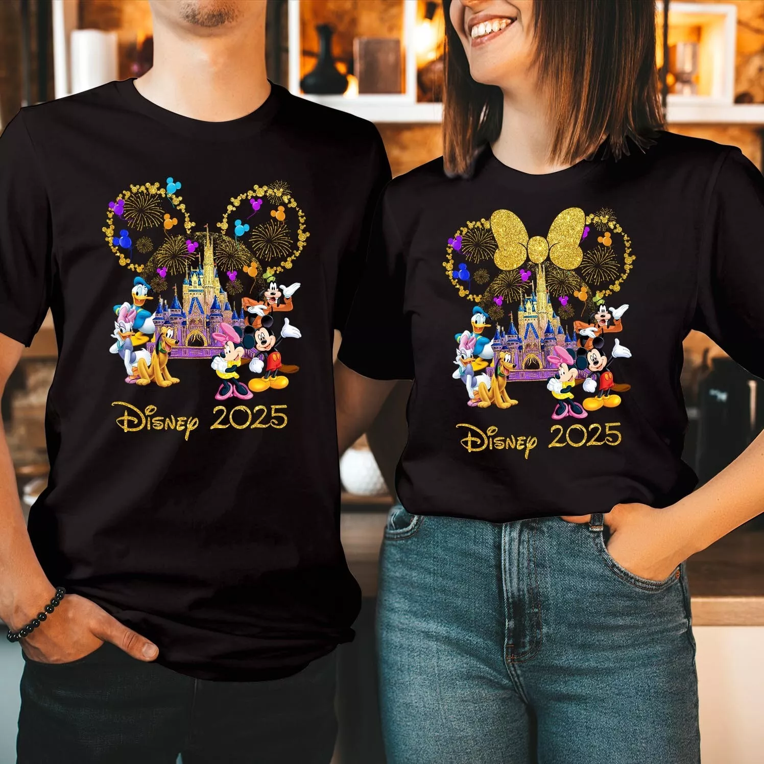 Disney Family Holiday Tour Trip 2025 Couple Matching T-Shirt - Walmart.com