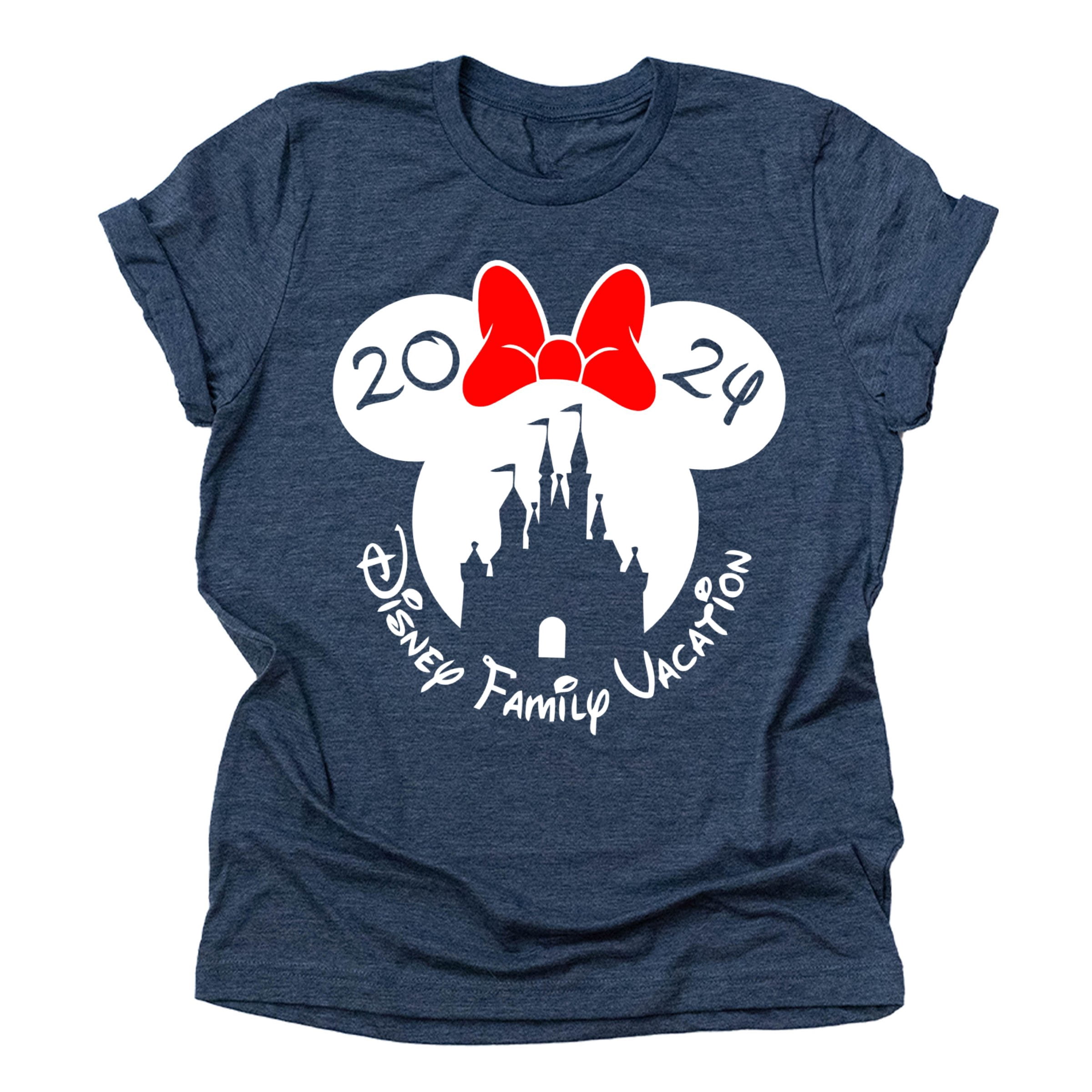 Disney Family Vacation Shirts | Matching Mickey & Minnie Red Bow ...
