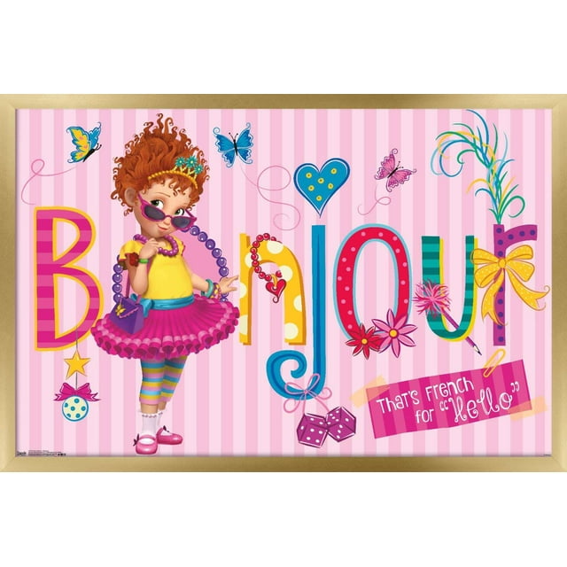 Disney Fancy Nancy - Bonjour Wall Poster, 22.375" x 34", Framed ...