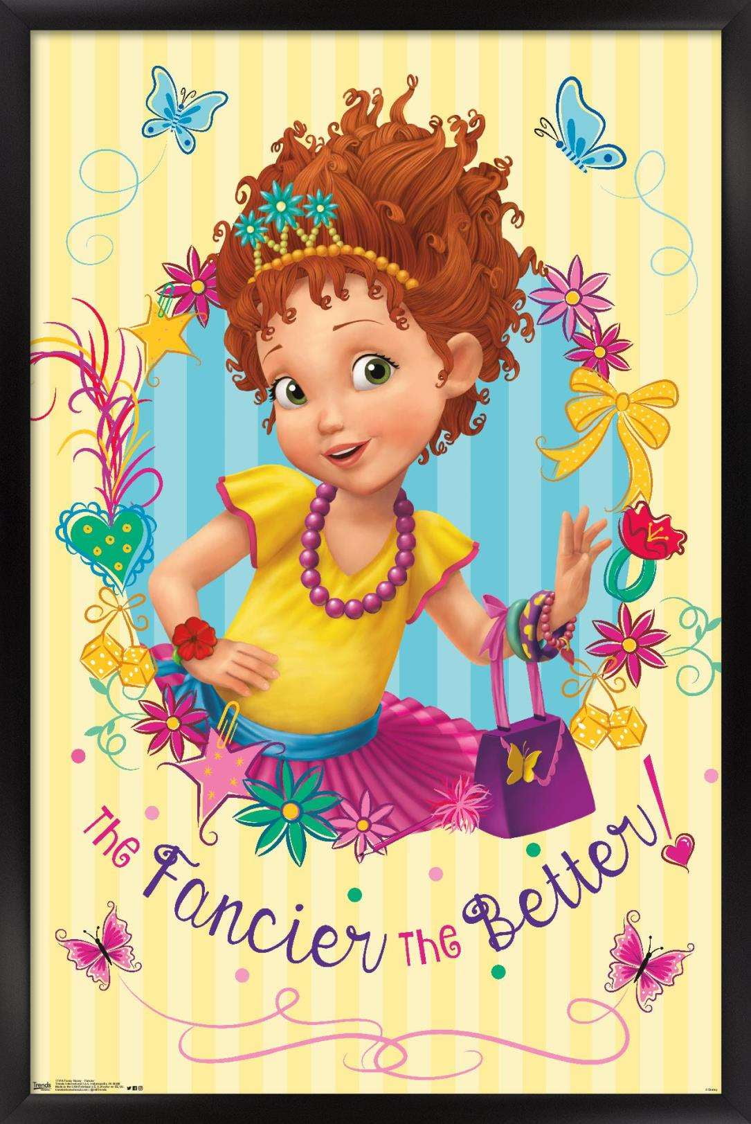 Disney Fancy Nancy - Fancier Wall Poster, 14.725" x 22.375", Framed ...
