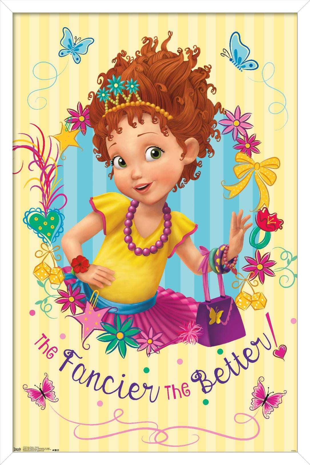 Disney Fancy Nancy - Fancier Wall Poster, 14.725" x 22.375", Framed ...