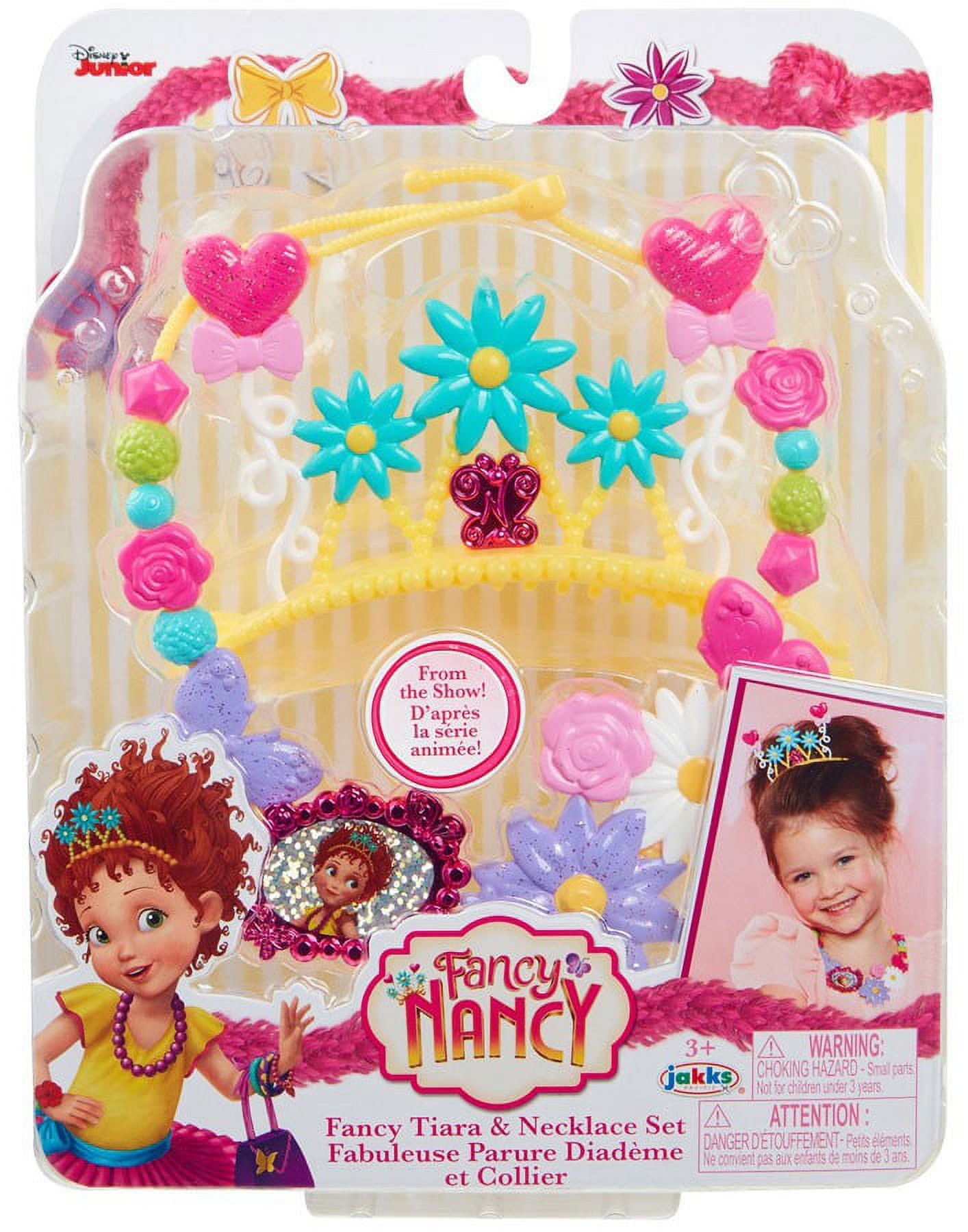 Disney Junior Fancy Nancy Fancy Tiara & Necklace Set - Walmart.com